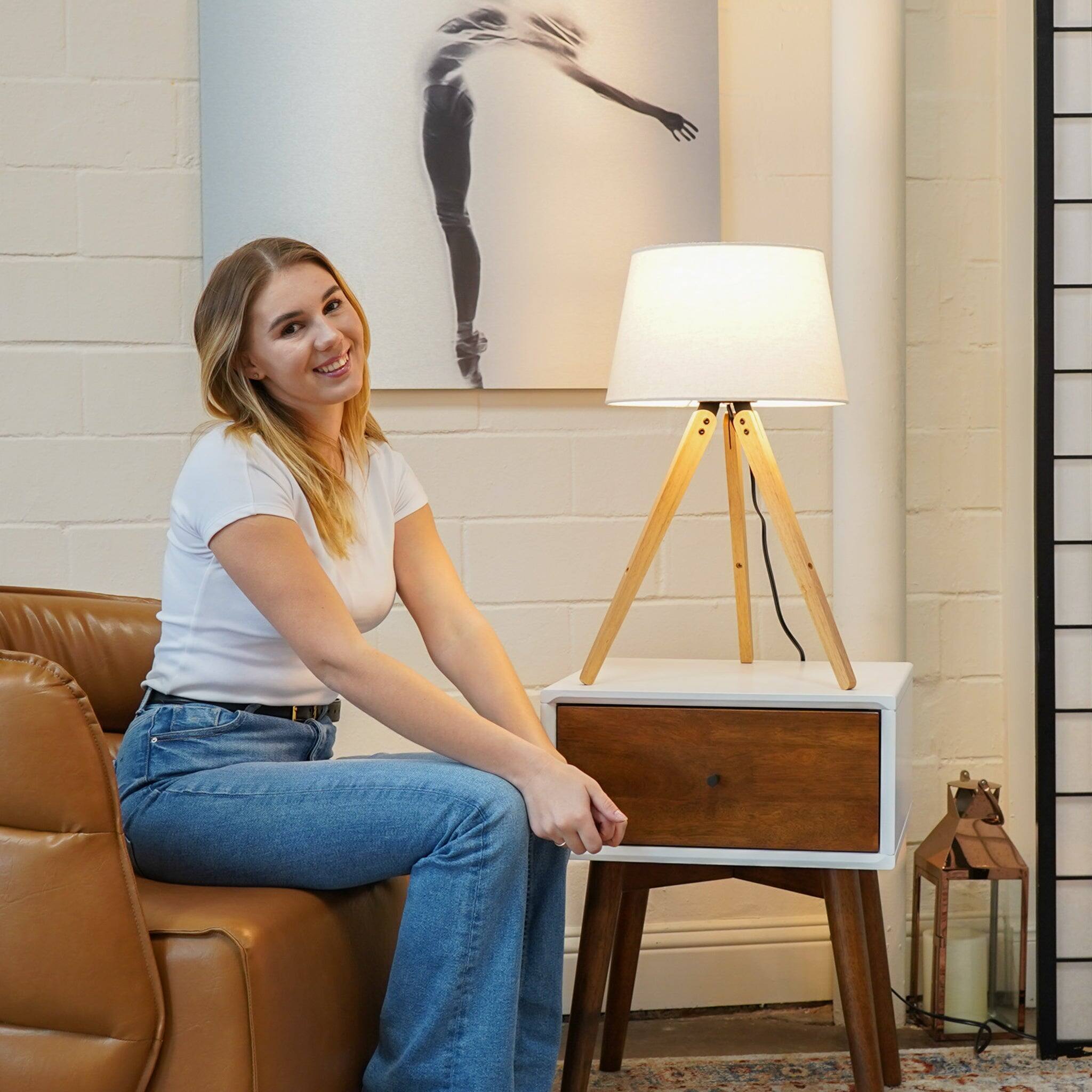 APRILSOUL High Quality Hotel European Modern Led Table Lamp Birch Three ...