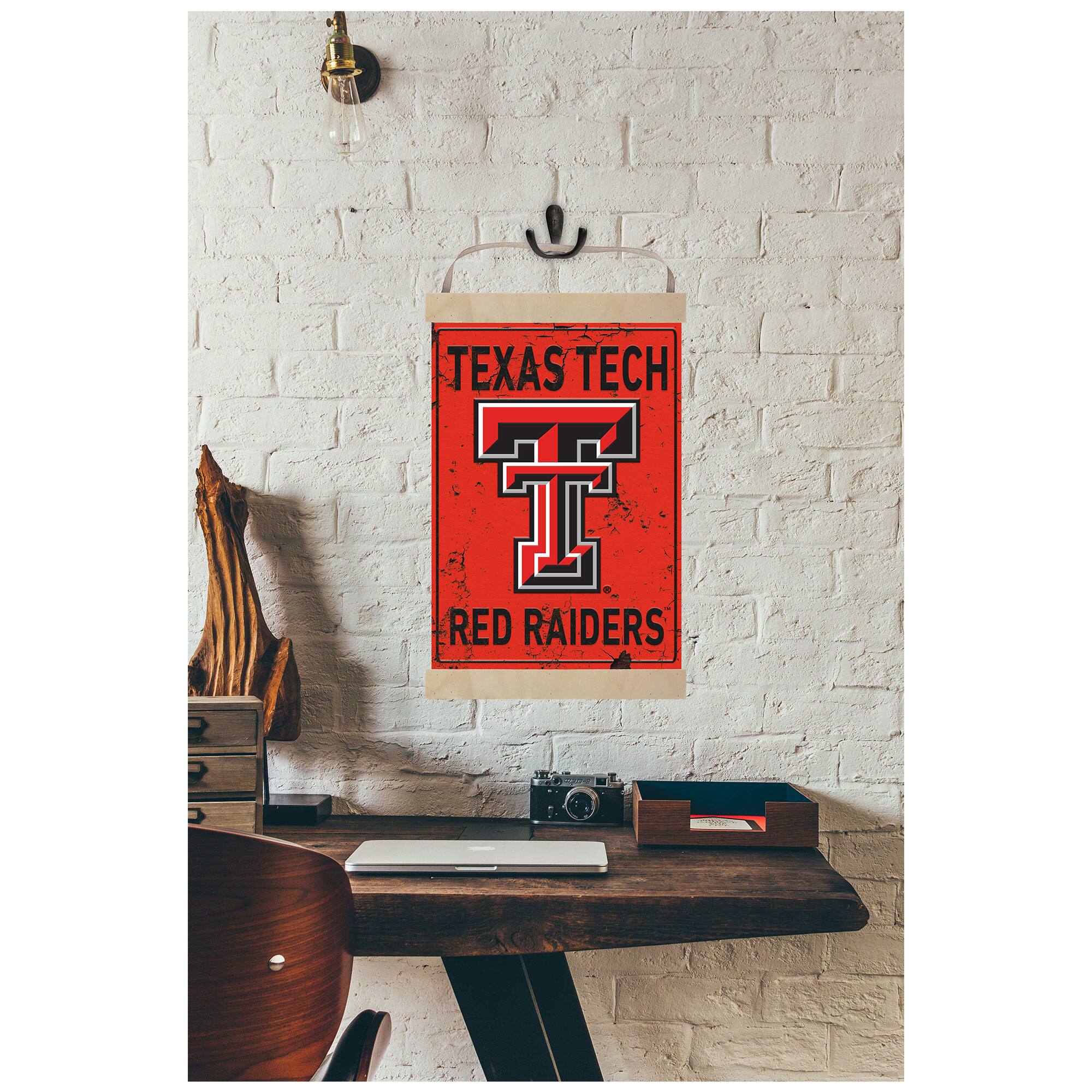 Jardine Texas Tech Raiders Faux Rust Banner Sign Red 4941604 - Best Buy