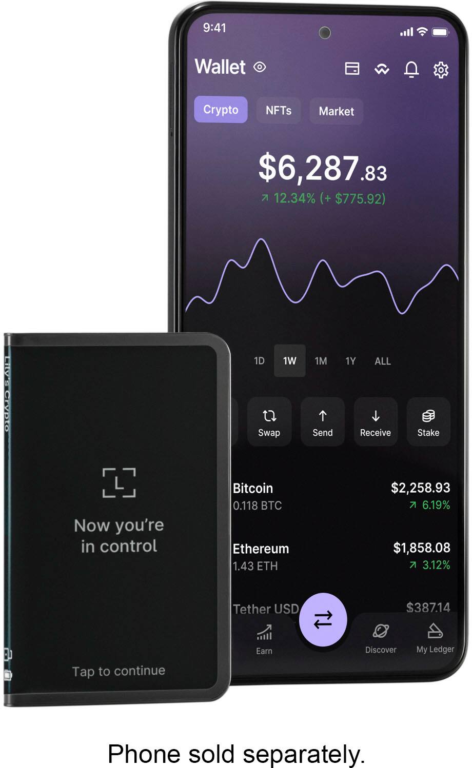 Nano Ledger Ledger Flex & Magnet Folio Bundle - E Ink Touchscreen ...