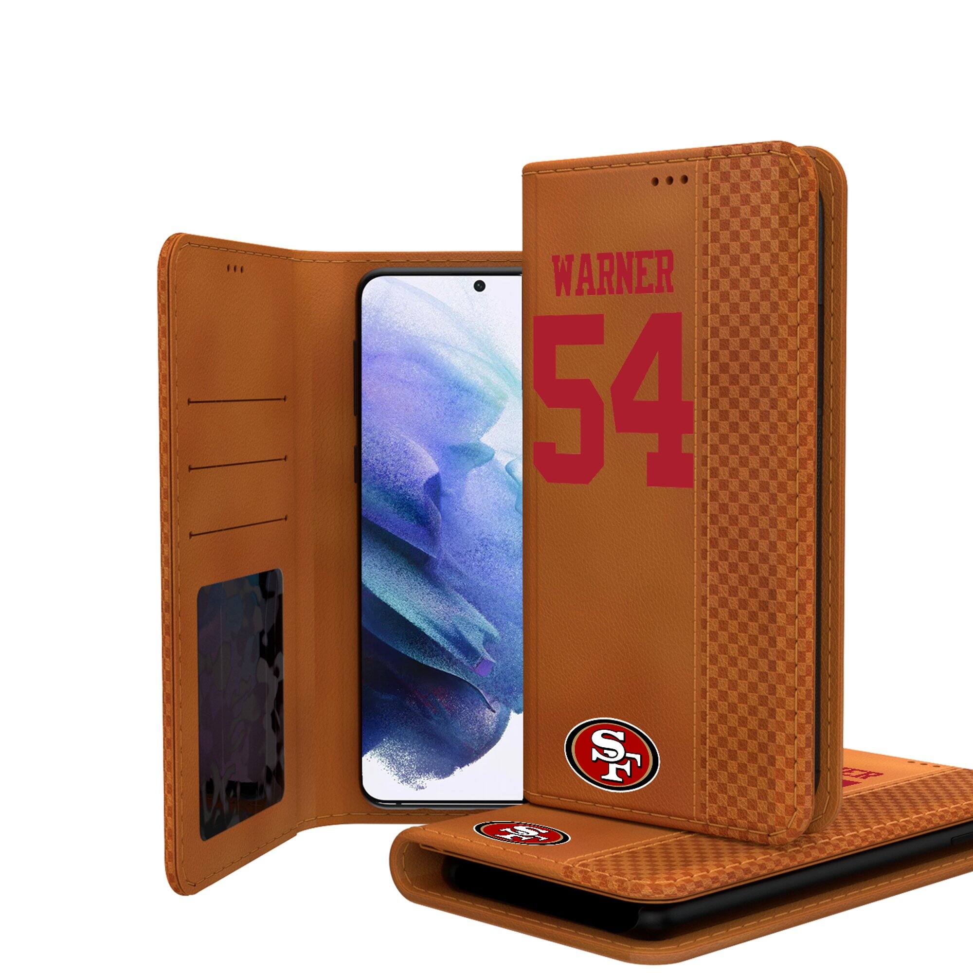 Keyscaper NFL Fred Warner San Francisco 49ers Galaxy Folio Case S24 ...
