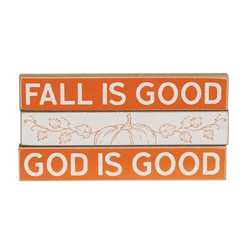 BreeBe 3/Set Fall Is Good God Is Good Mini Sticks Orange, White G38631 ...
