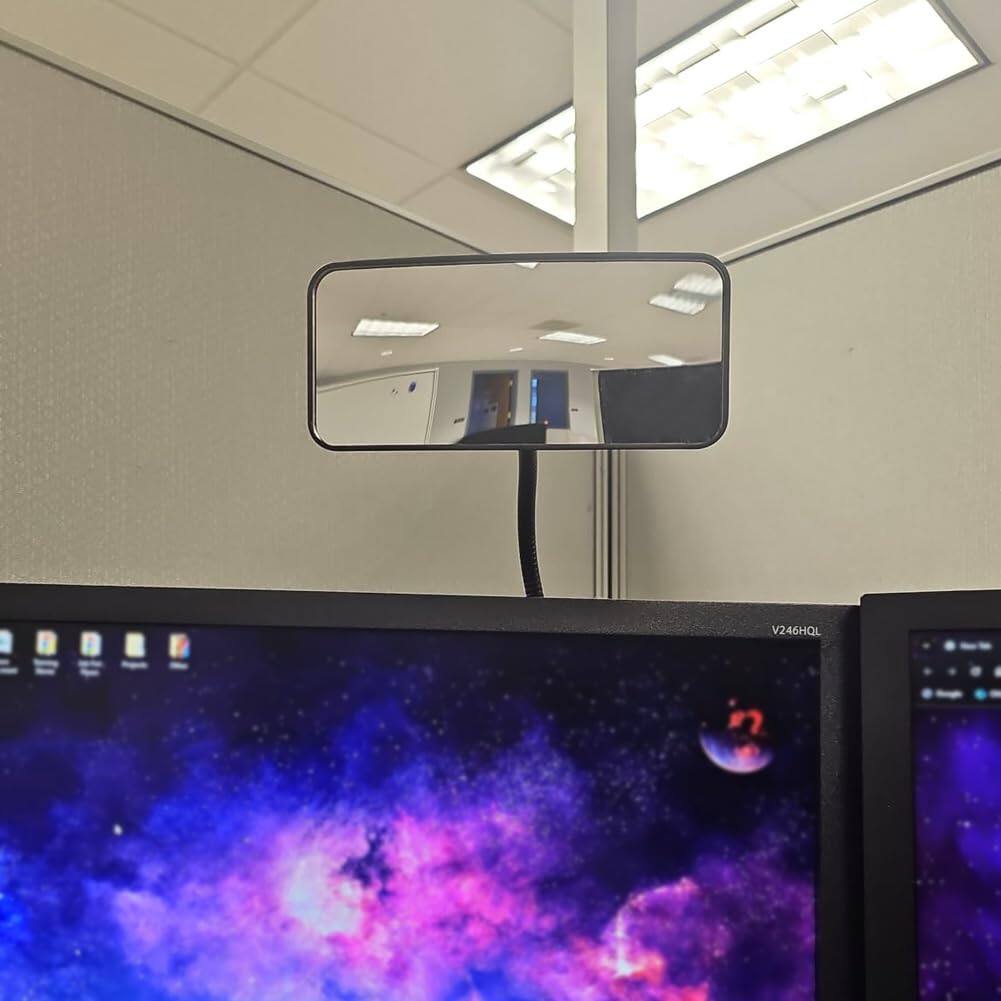 Pacoar Cade Clip On Security Mirror Flexible Convex Cubicle For ...