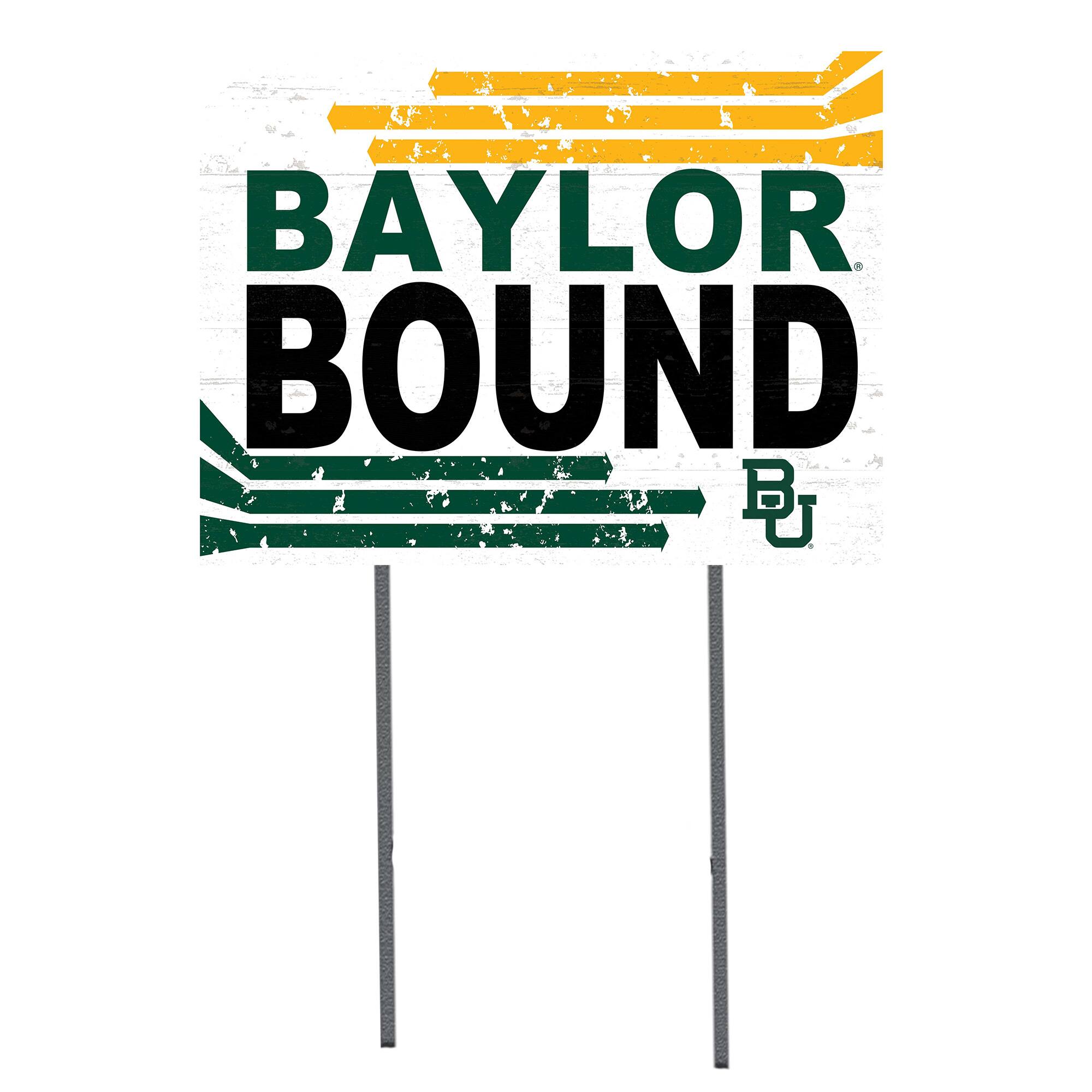Jardine Baylor Bears 18'' x 24'' Bound Yard Sign White 4965997 - Best Buy