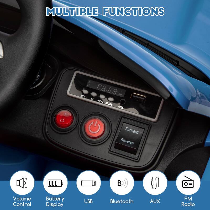 Acekool 12V Ride on Car, Licensed Dodge Challenger Kids' Electric Car ...