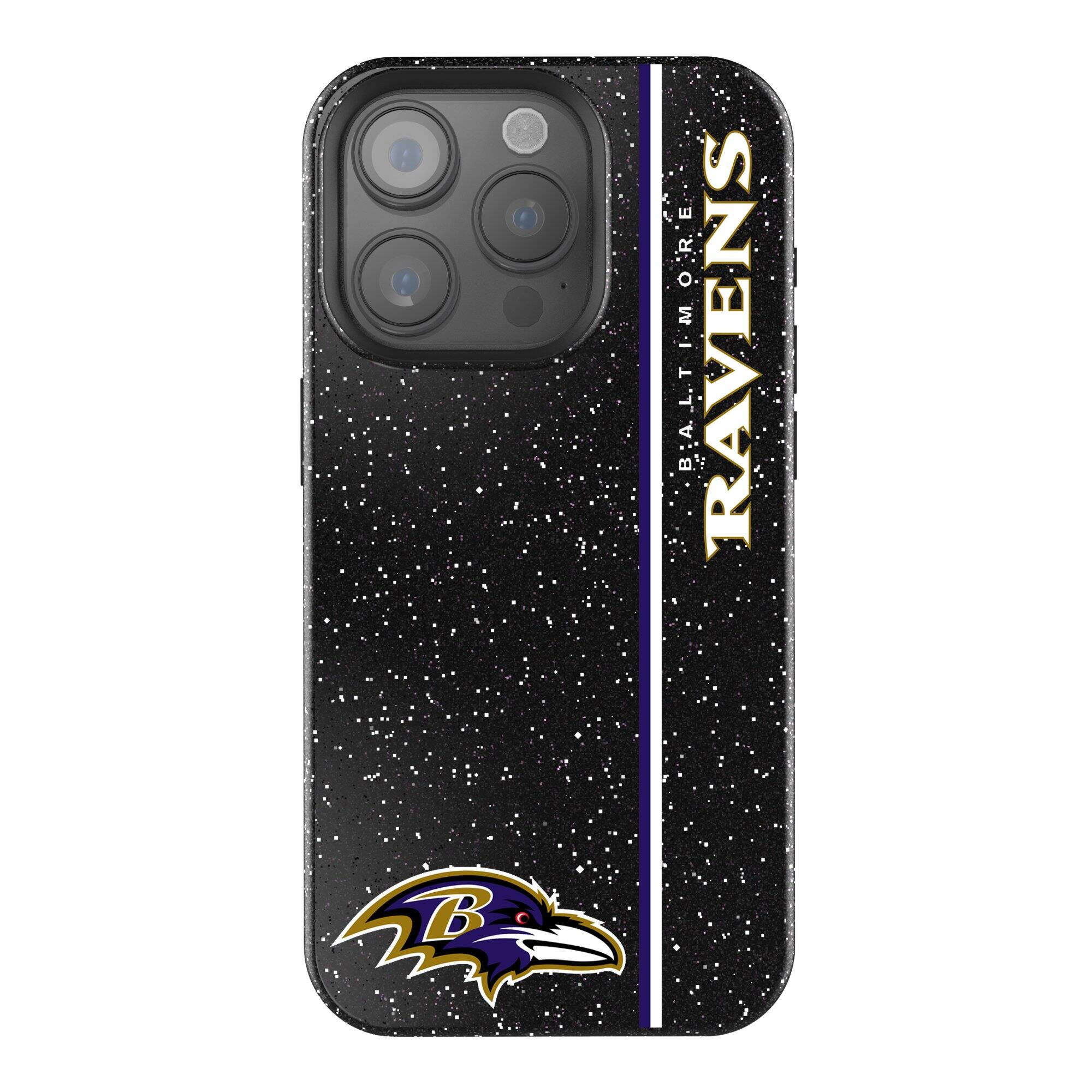 Keyscaper NFL Baltimore Ravens iPhone Bling Case 16 Pro Max Black ...