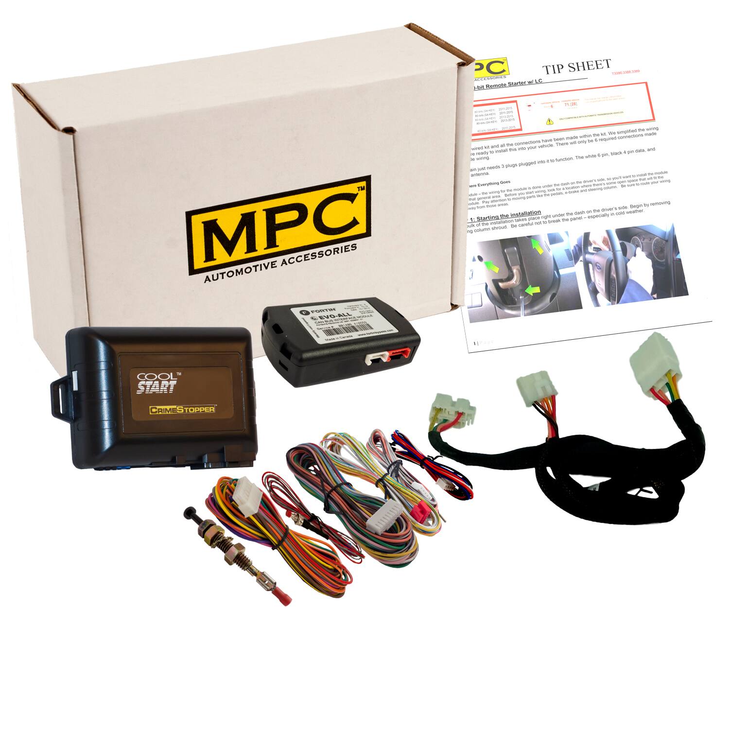 MPC Factory Remote Activated Start Kit For 2010 2015 Hyundai Tucson Key ...