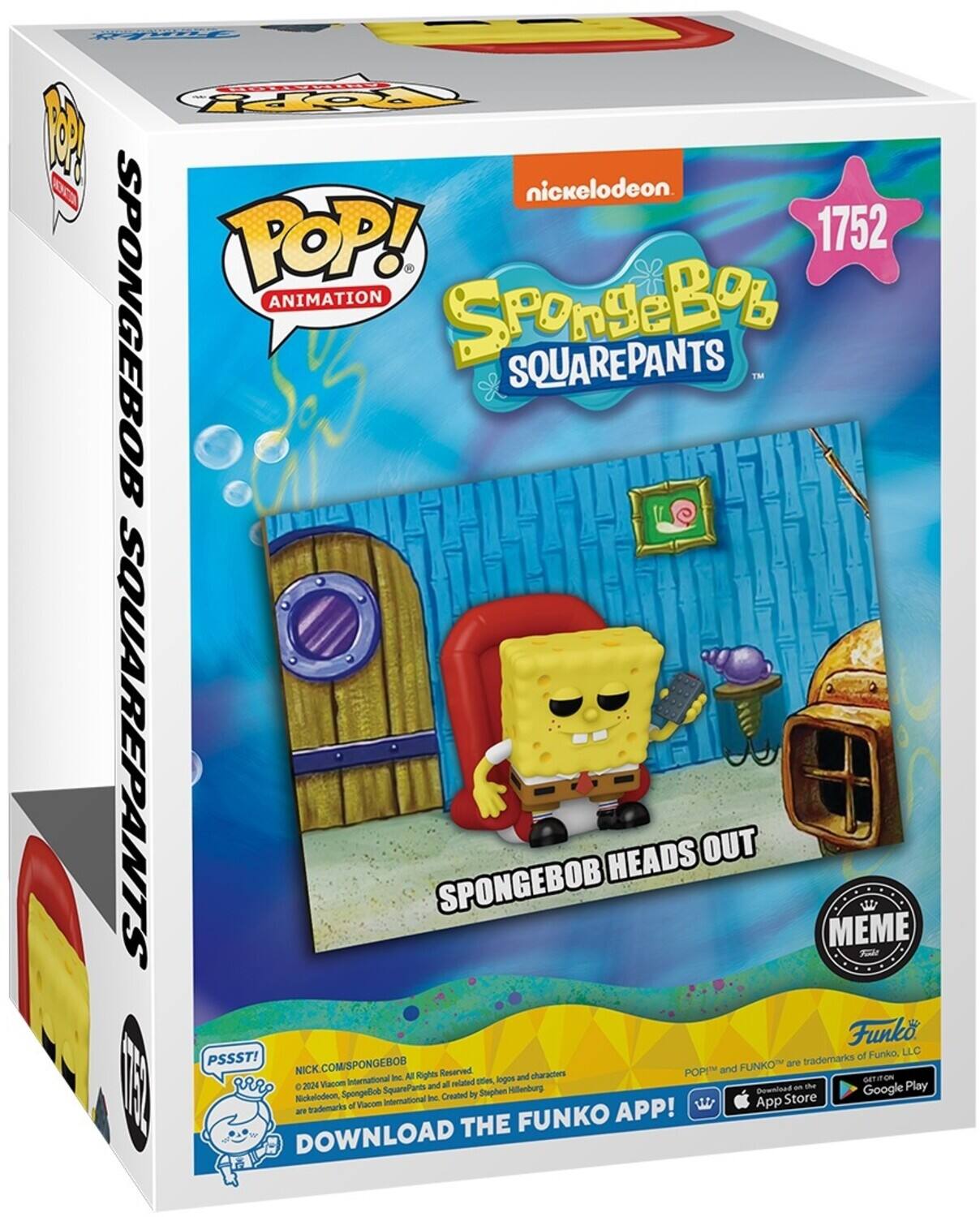 Funko POP! Deluxe: Meme SpongeBob SquarePants Collectibles Multicolor ...