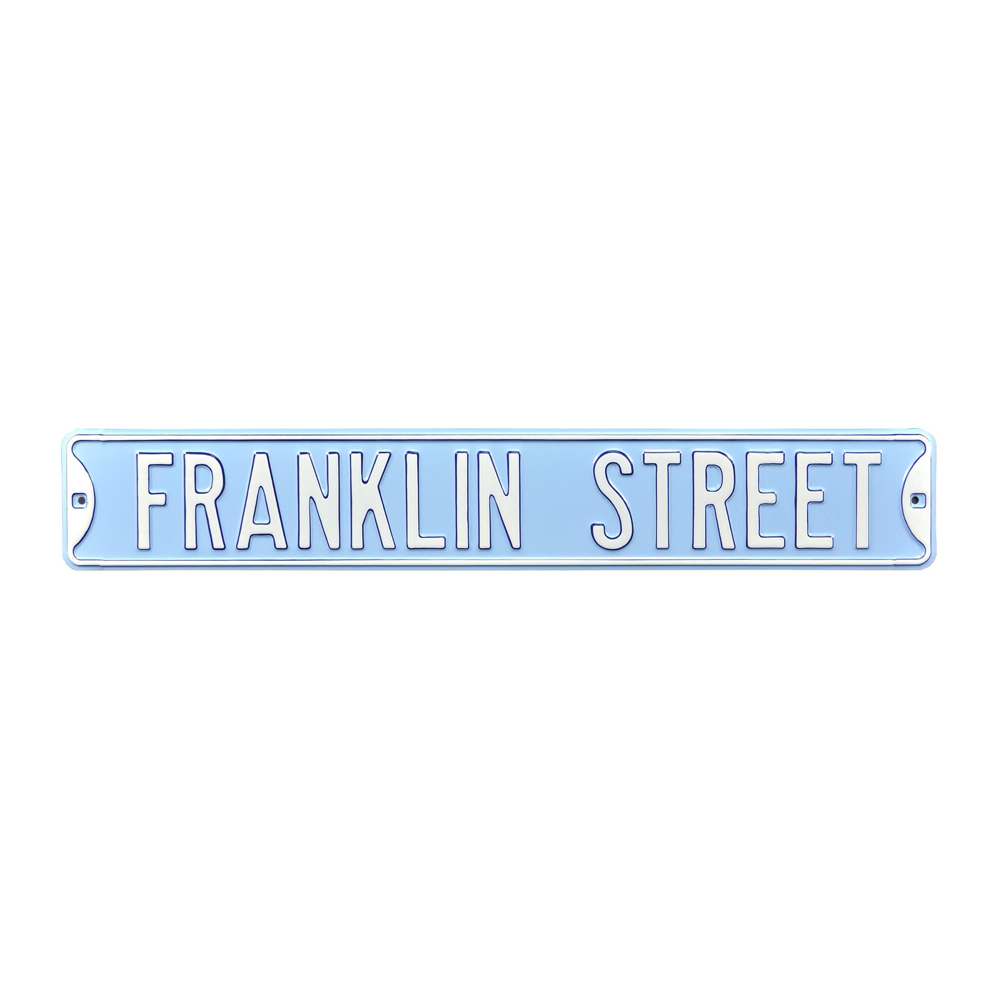 Authentic Street Signs Carolina North Carolina Tar Heels 6" x 36 ...