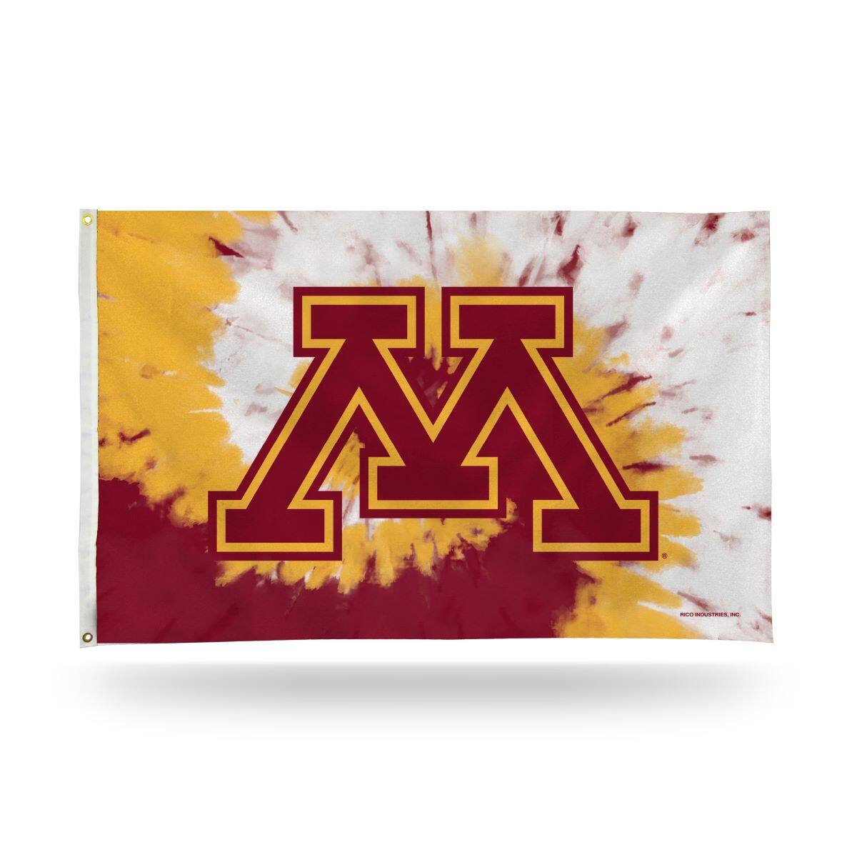 Rico Industries Minnesota Golden Gophers Bold Tie Dye Design 3x5 Indoor ...