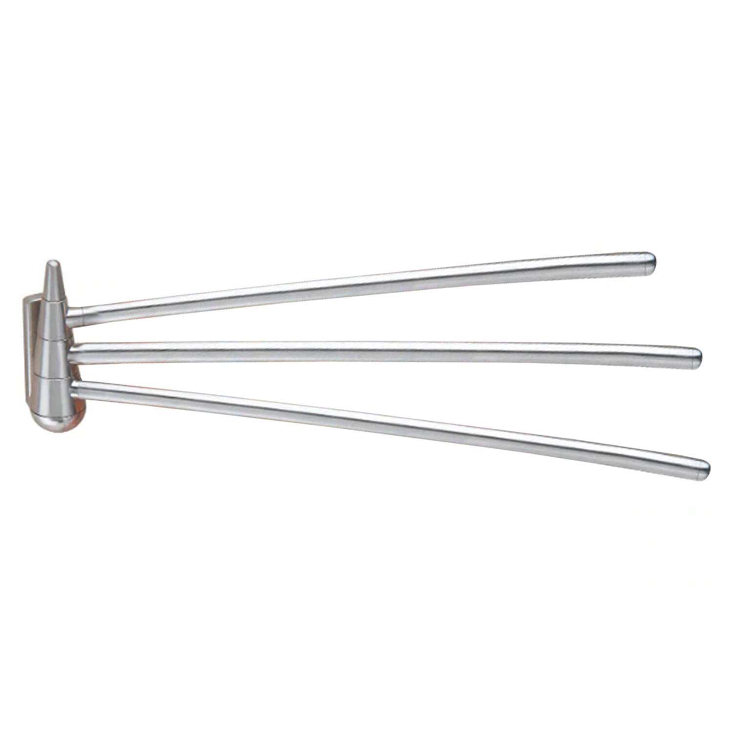 Better Houseware 2490 Stainless Steel 3 arm Towel Bar Silver 2490 ...