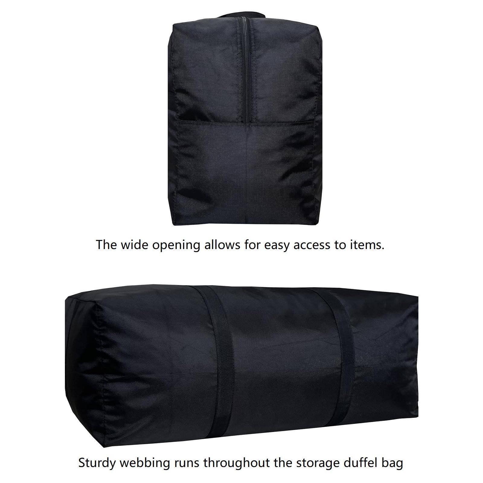 Paradigms Interiors Extra Large Storage Duffle Bag With Zippers And ...