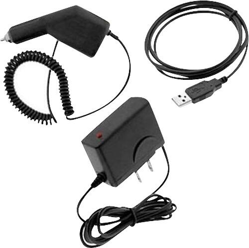 Best Buy: Fosmon Car Charger, Wall Charger and USB Data Cable for DROID ...