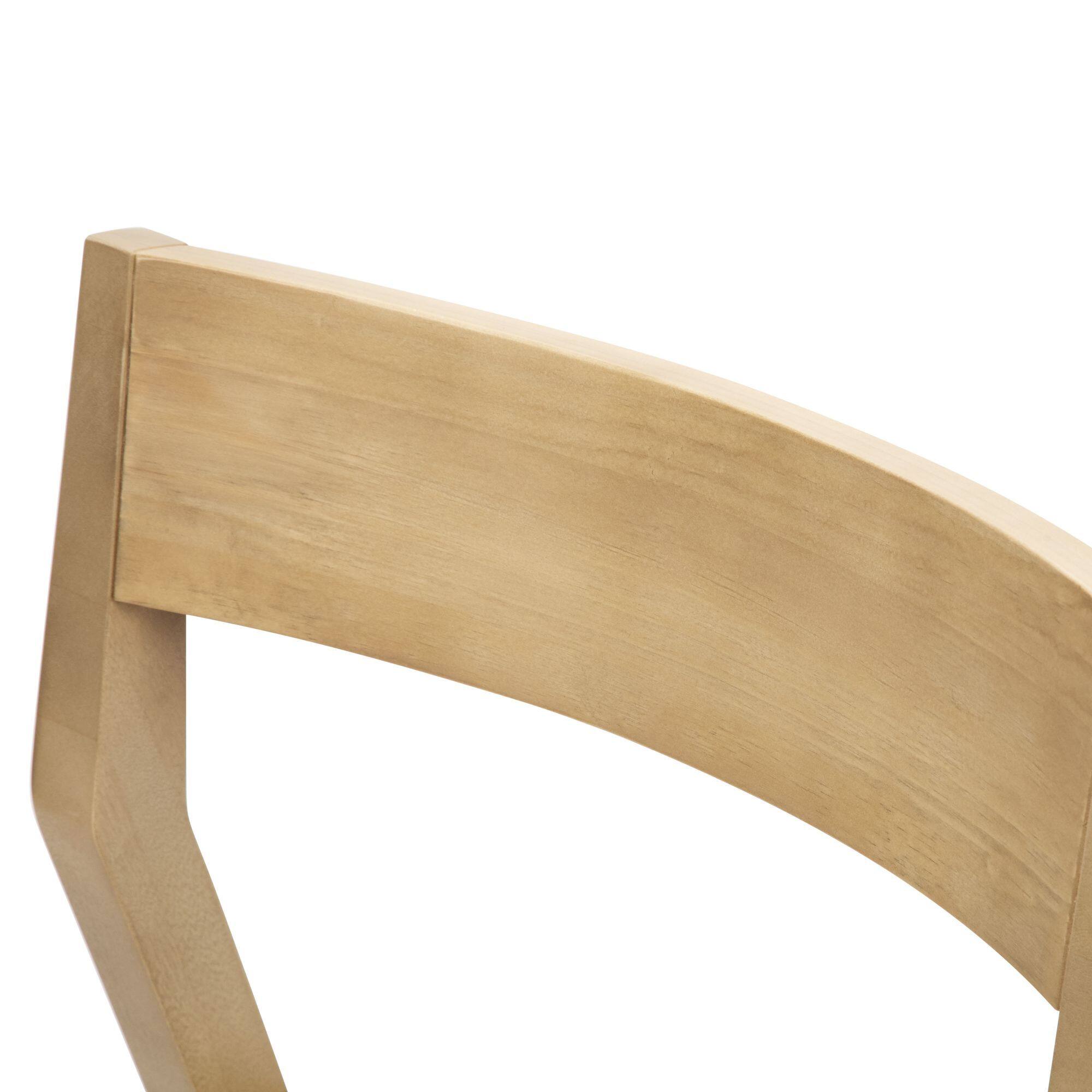 Alt View 3. Plank+Beam - Dining Chair Frame (1 Pack), Blonde with ...