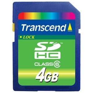 Best Buy: Transcend 4 GB Secure Digital High Capacity (SDHC) 1 Card TS4GSDHC6