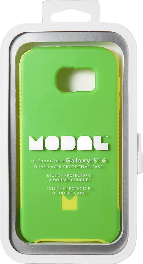 Best Buy: Modal™ Case for Samsung Galaxy S 6 Cell Phones Green/Limeade ...