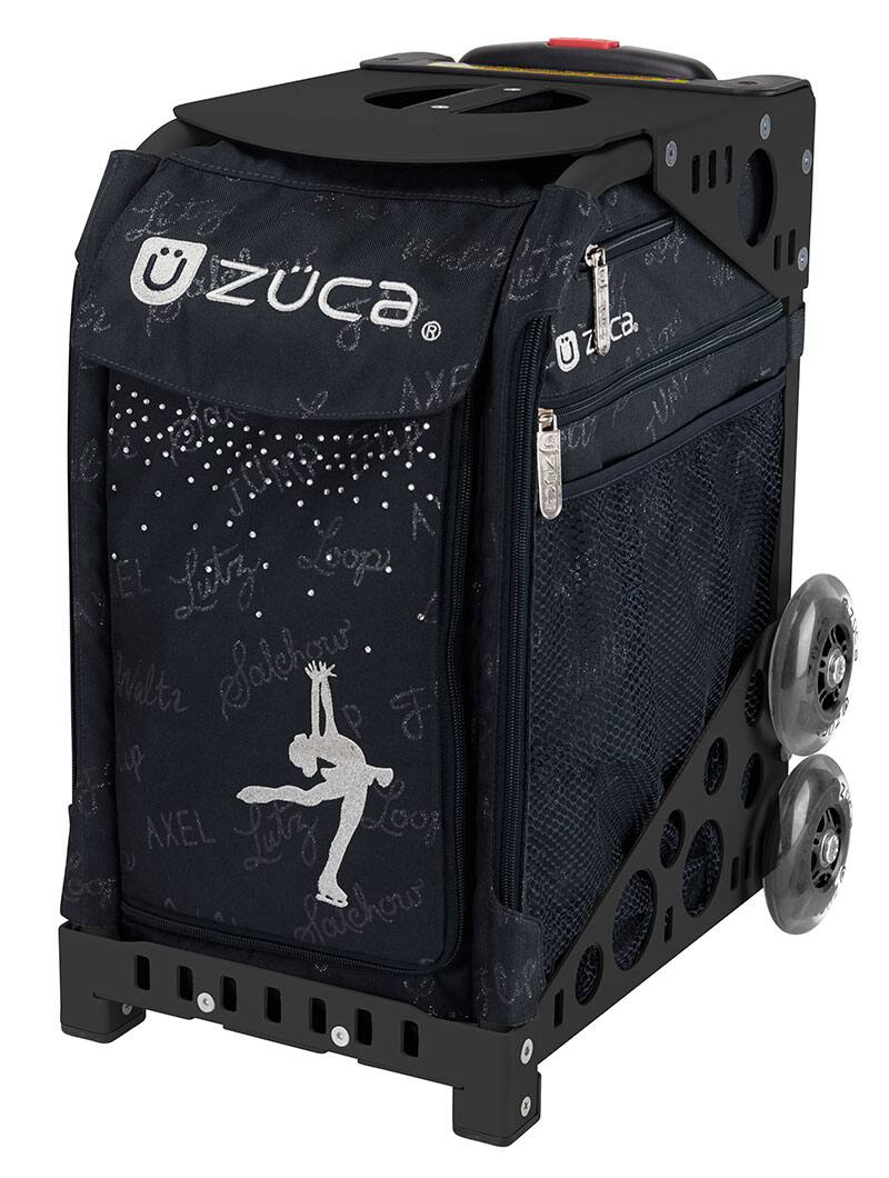 Zuca Ice Queen Sport Bag & Frame w/ Flashing Wheels Black 646791371402 ...