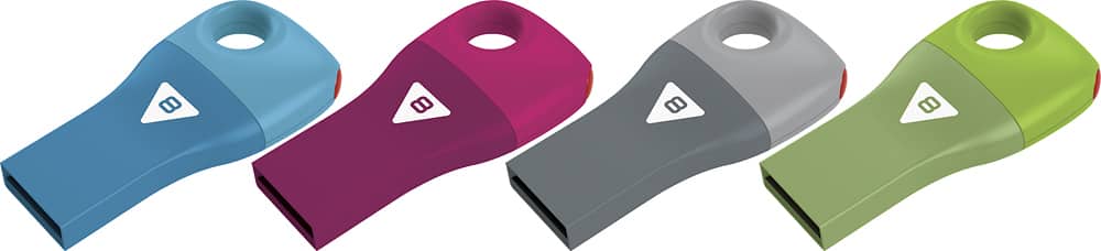 Best Buy: EMTEC Car Key 8GB USB 2.0 Flash Drive Pink/Green/Orange/Gray ...