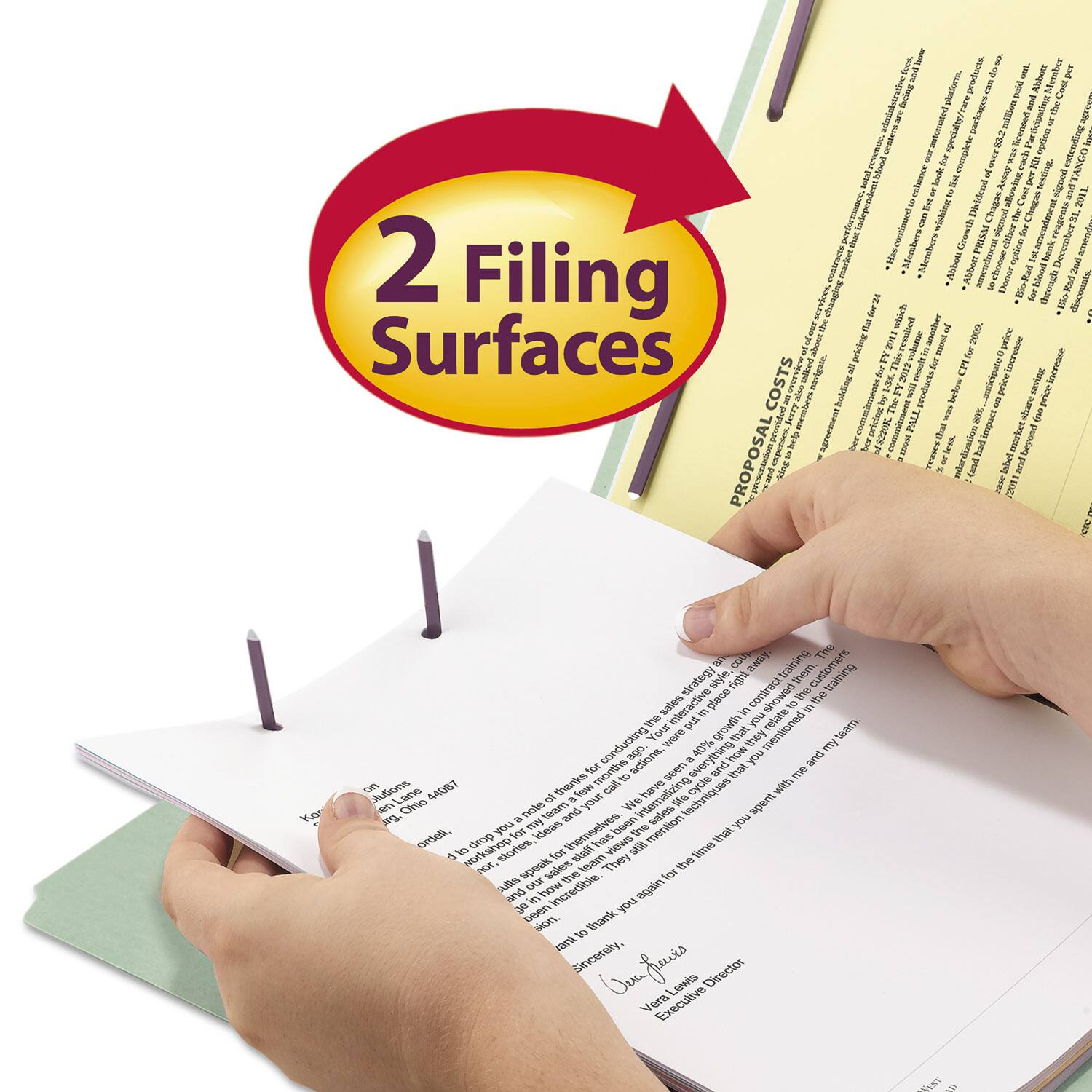Smead Manufacturing REMOVE Recycled Pressboard Folders, Coated ...