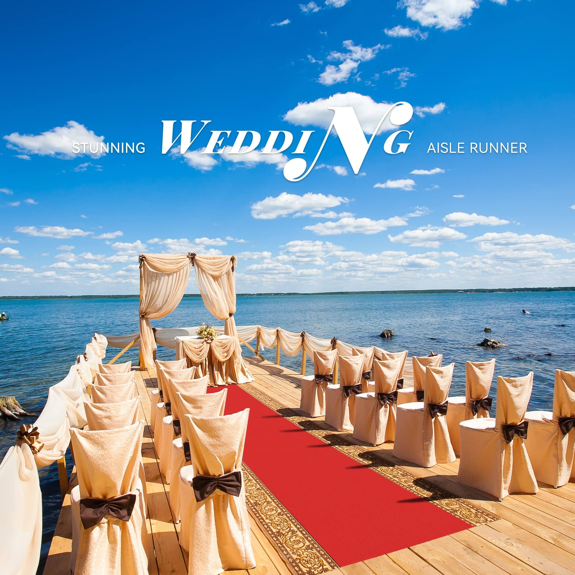 Stylel Star Red Carpet Runner Party 6x15 130 Gsm Felt Non Woven Fabric ...