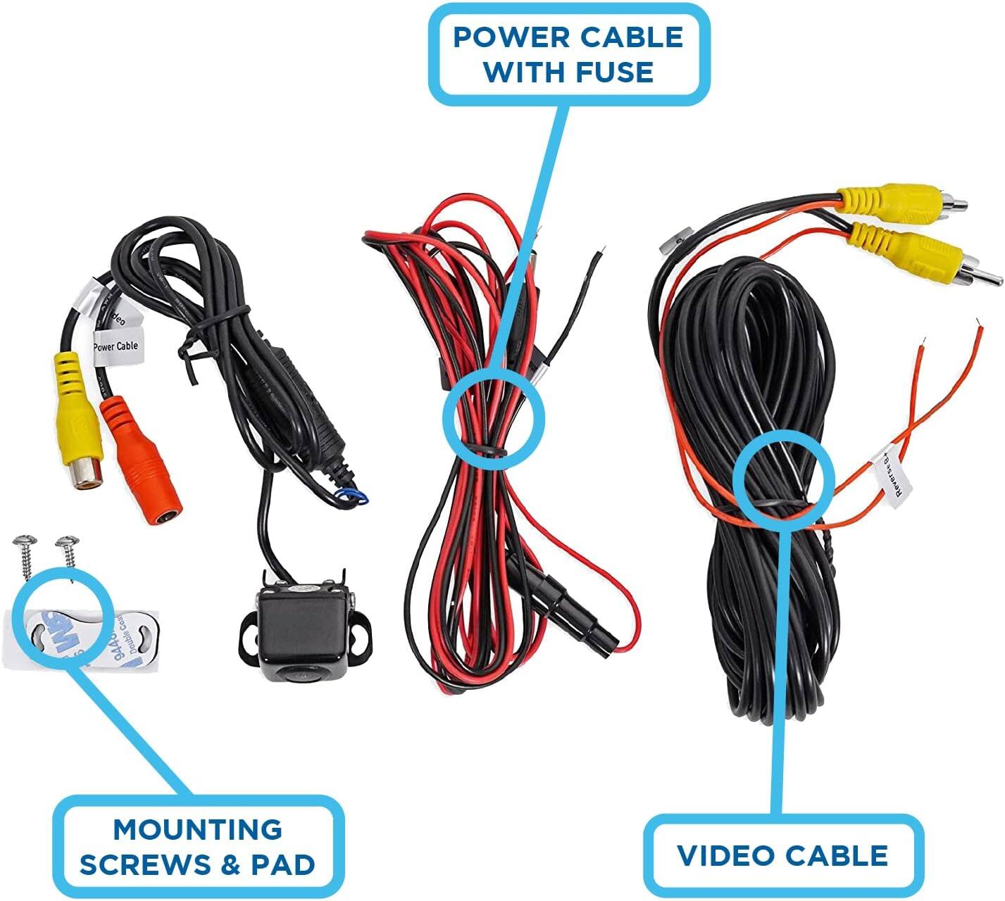 Jensen BUCAM100J Backup Camera | HD LED Picture | Wide Viewing Angle ...
