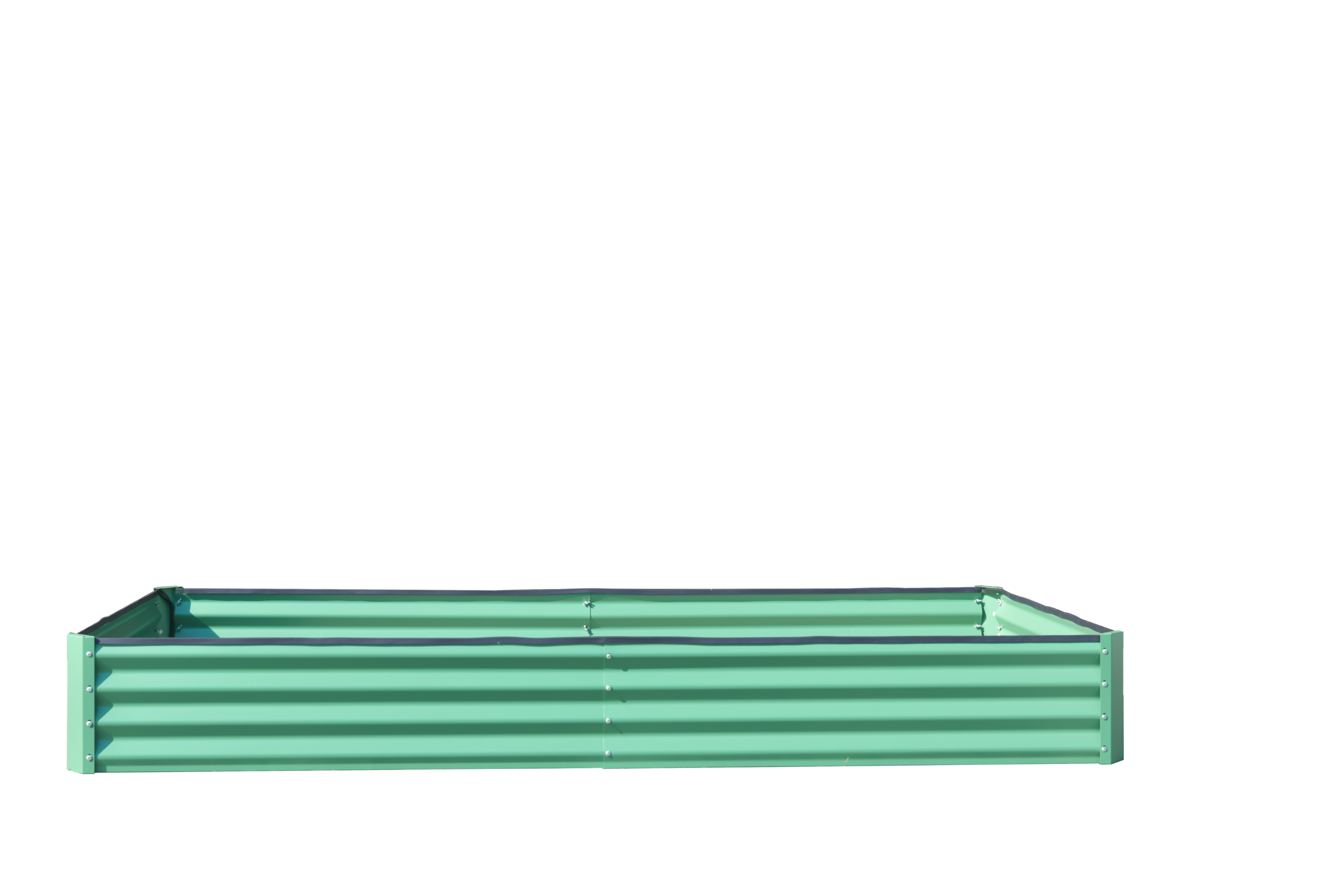 COWLOWN 8x4x1 FT Galvanized Raised Garden Bed Outdoor Large Metal ...