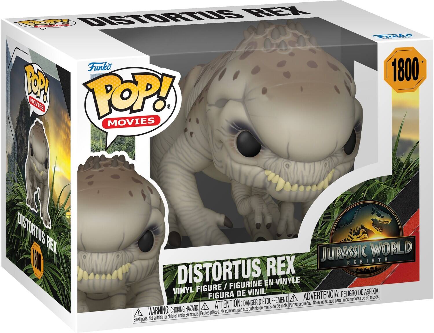 Funko POP! Movies: Jurassic World Rebirth Distortus Rex Collectibles ...