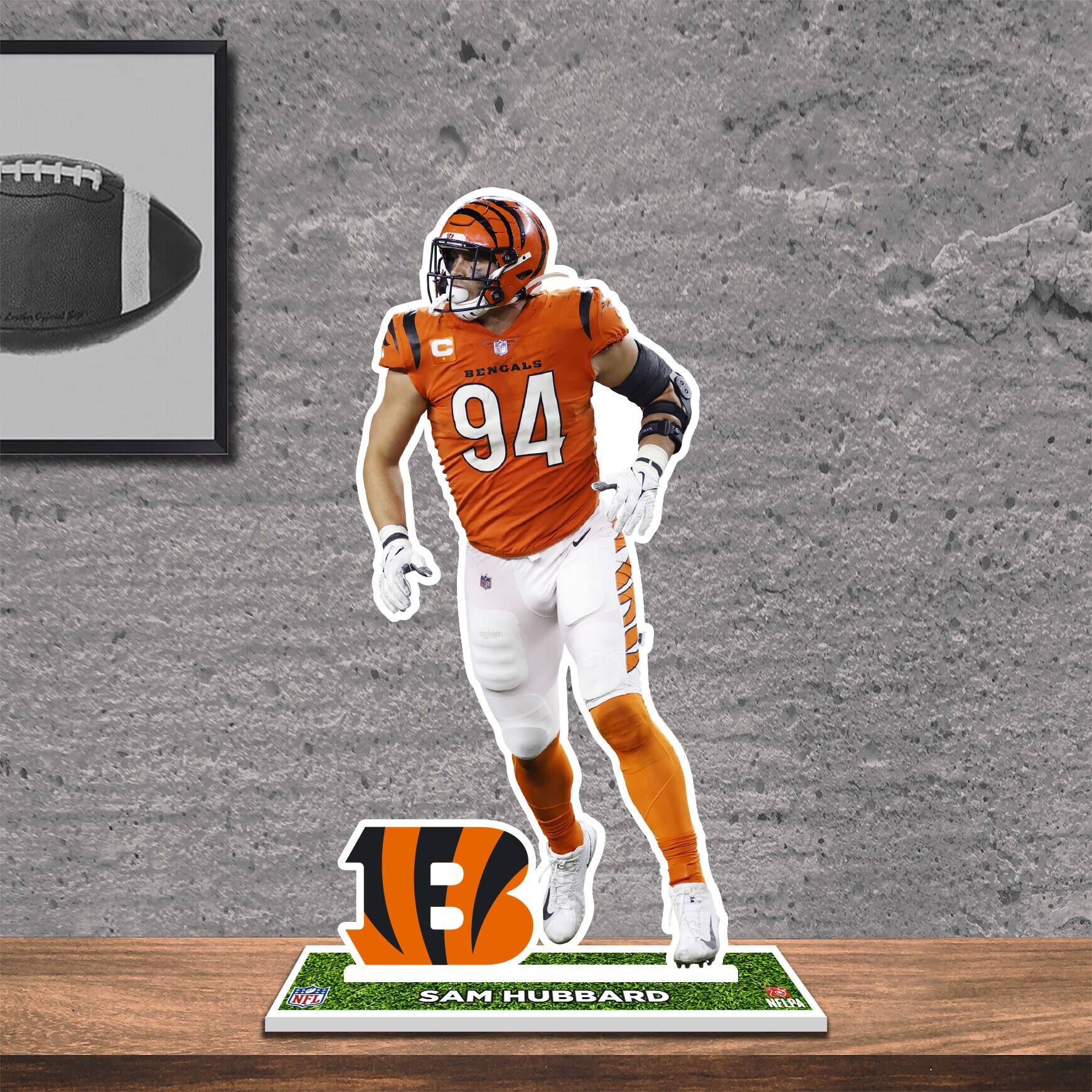 UPI Marketing Sam Hubbard Cincinnati Bengals 12'' Player Standee ...