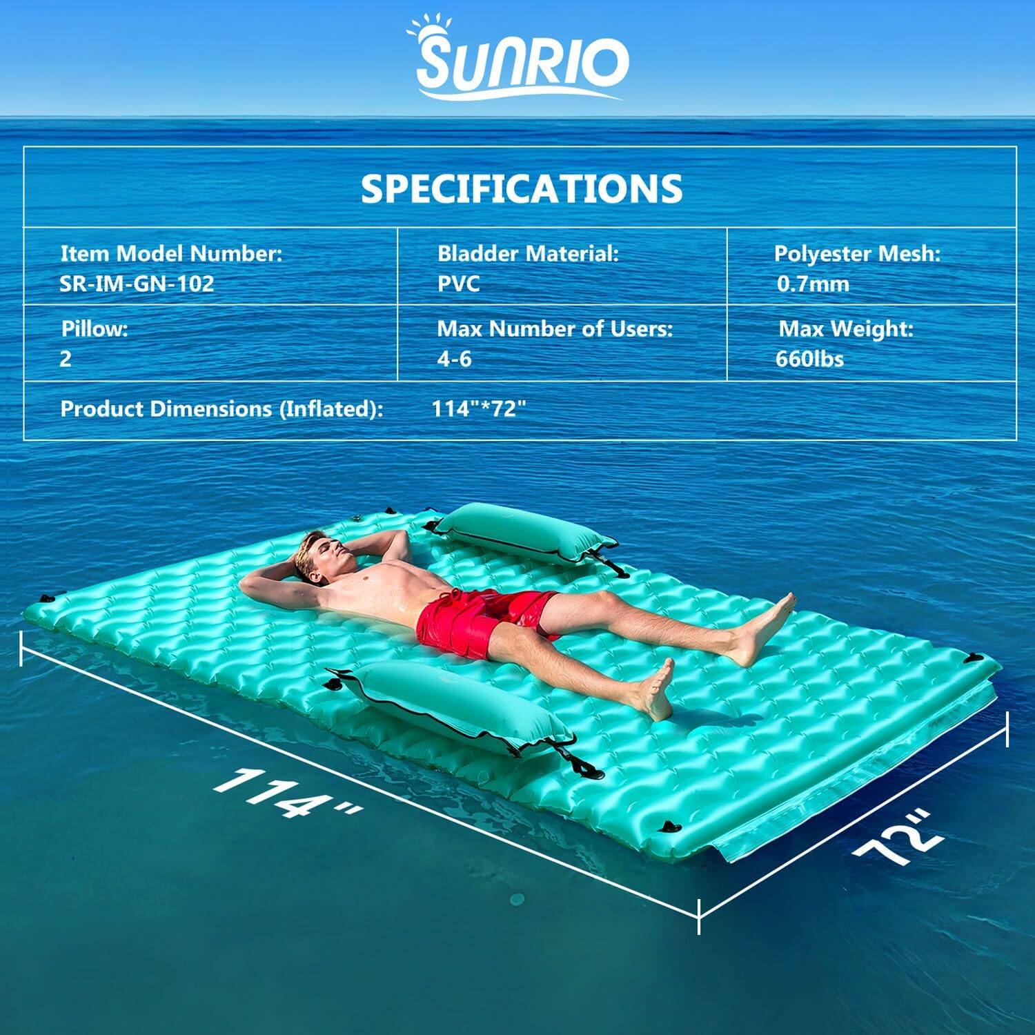Sunrio floating mat JS03FD001TA - Best Buy