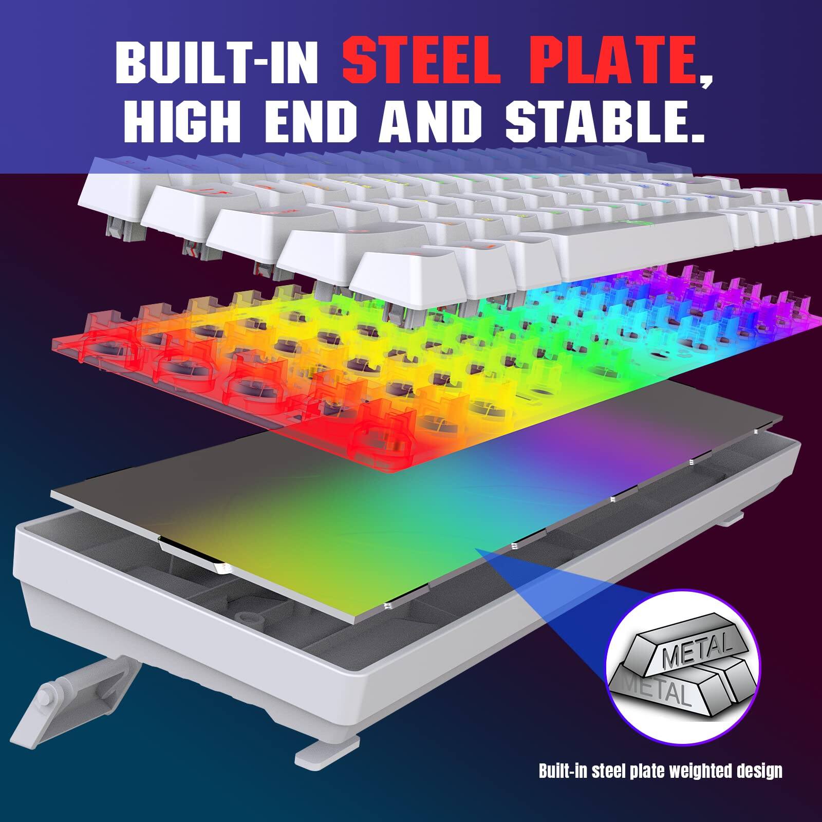 Earthley Blooms 60 Percent Gaming Compact Rgb Backlit Small Mini For ...