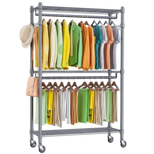 Hirose Alice Garment Rack Clothing Clothes heavy duty with tier ...