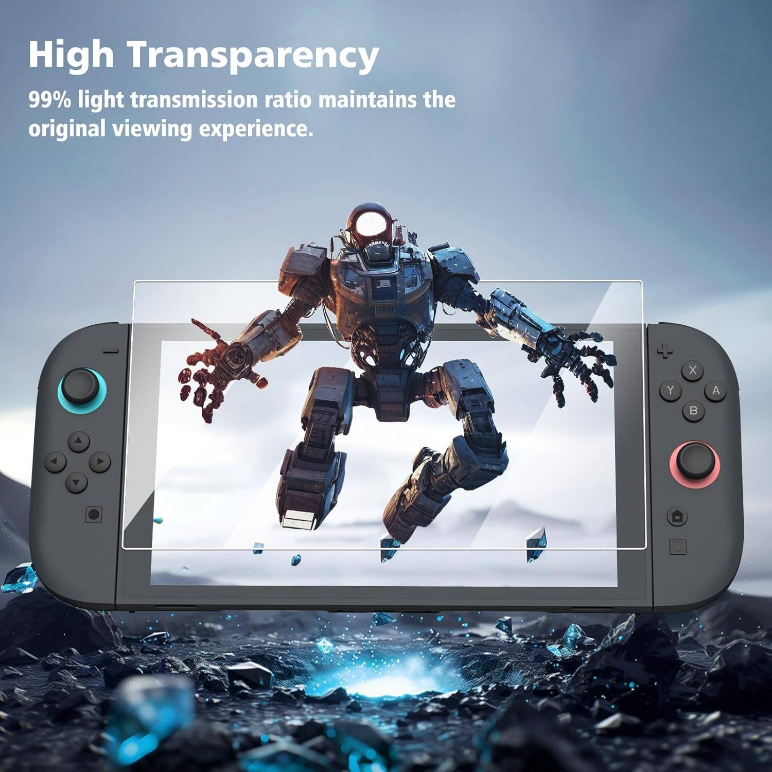 PARKER SLATER 2 Pack Screen Protector for Nintendo Switch 2 2025, 7.9 ...