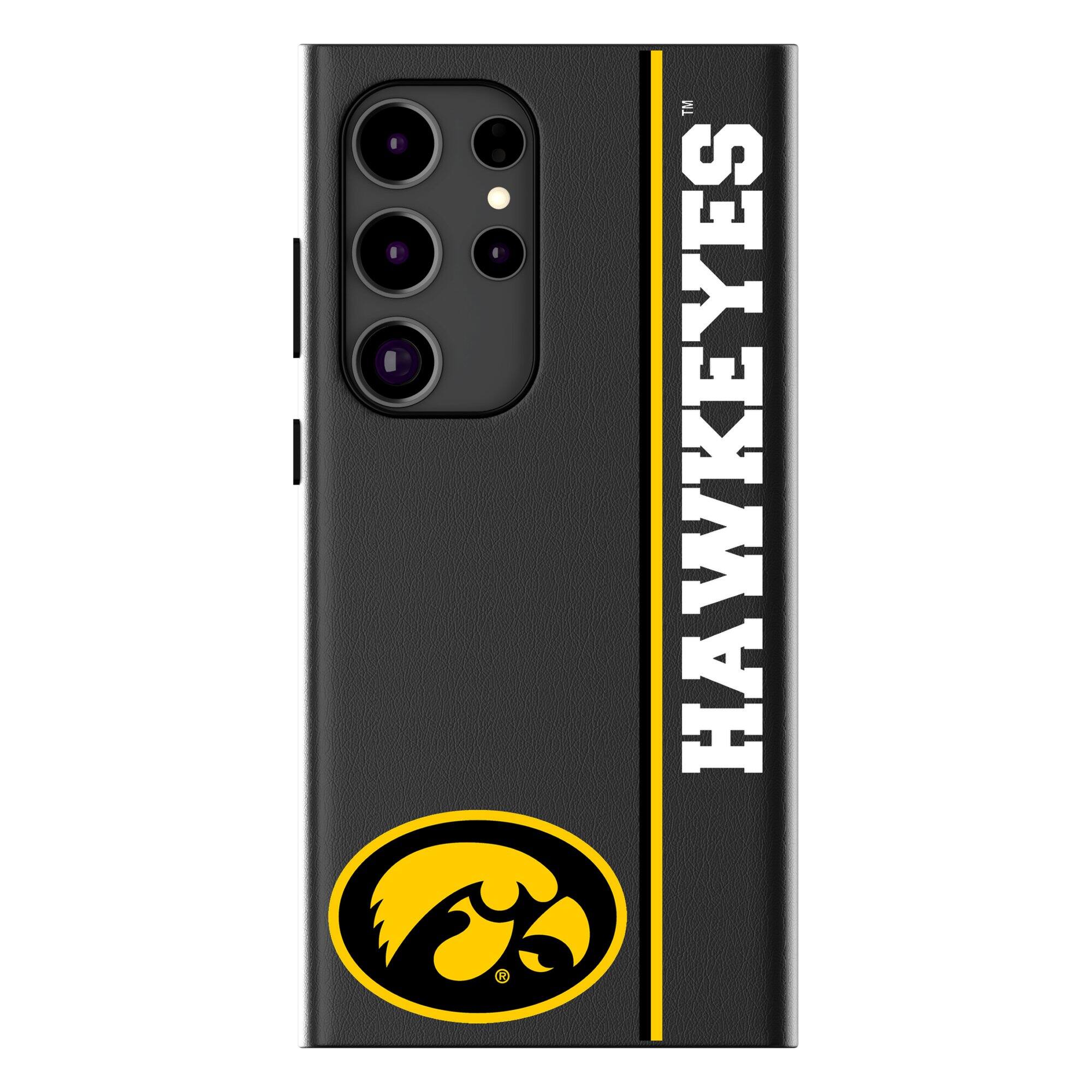 Keyscaper NCAA Iowa Hawkeyes Galaxy Magnetic Bump Case S24 Ultra Black ...