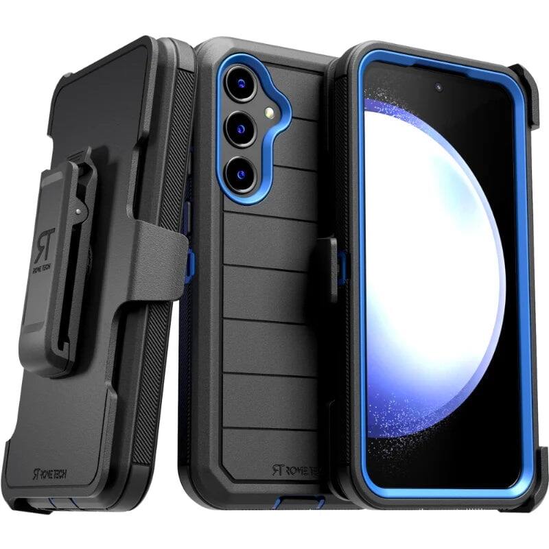RomeTech Defender Case for Samsung Galaxy S23 FE Black / Orange - Best Buy