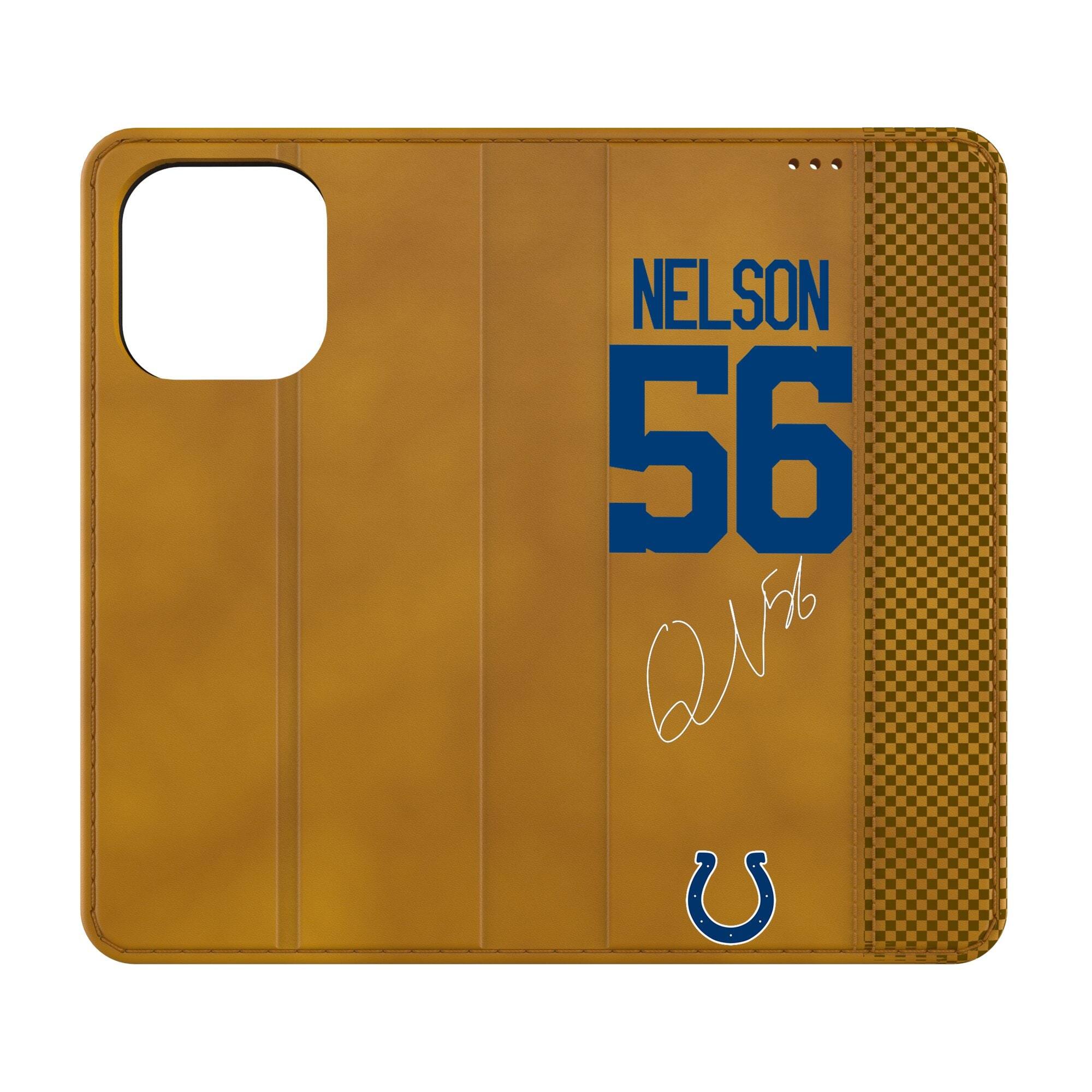 Keyscaper NFL Quenton Nelson Indianapolis Colts Folio iPhone Case 14 ...