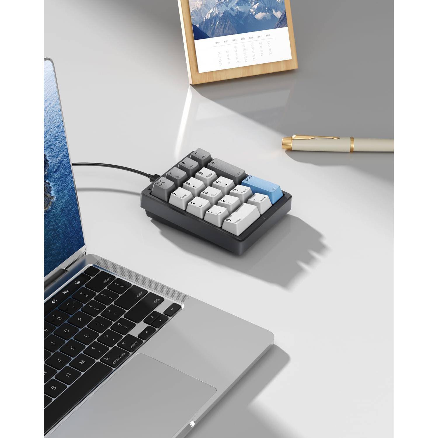 Earthley Blooms Mechanical Number Pad Hot Swappable Numpad Wired Usb ...