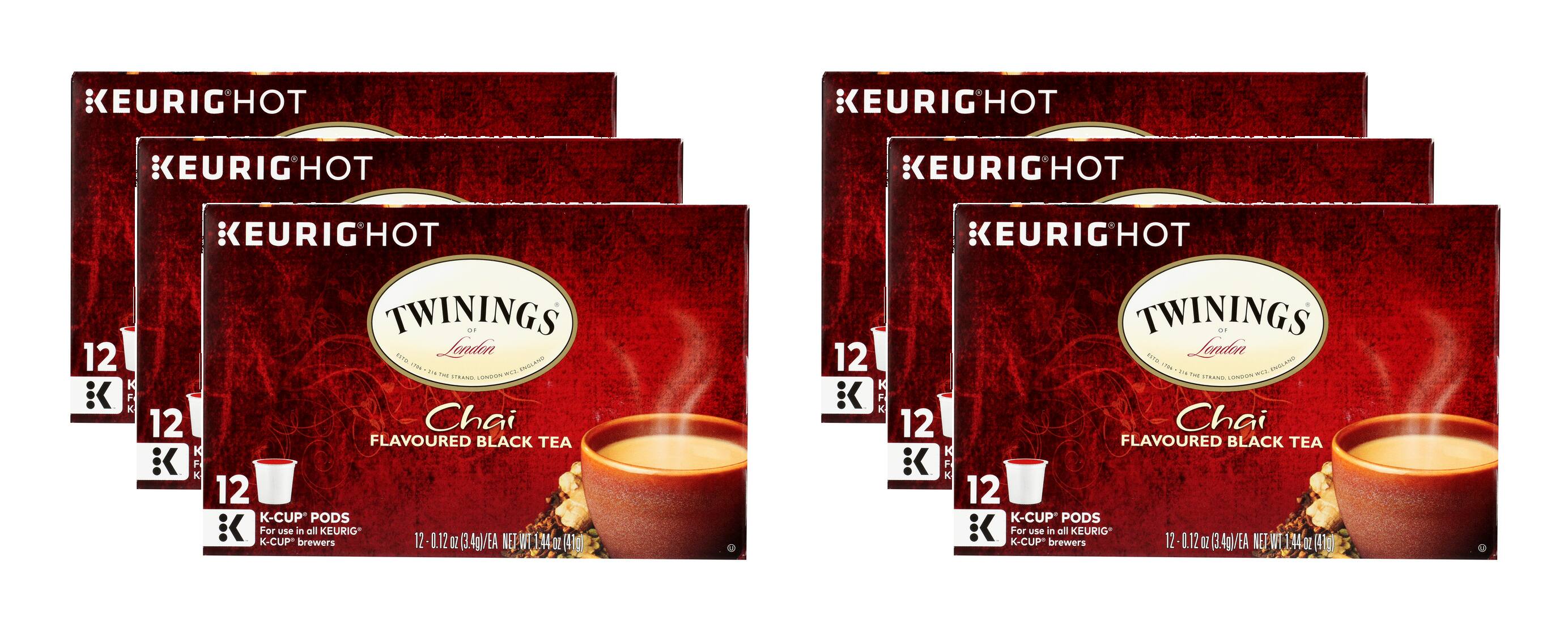 Twinings Twining Tea Tea Kcup Chai Pack of 6 12 pc - Best Buy
