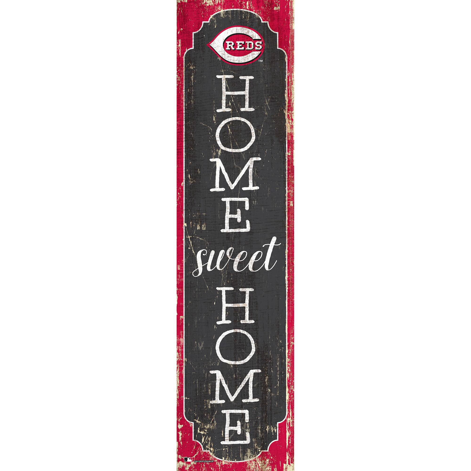 Fan Creations Cincinnati Reds 24" Home Sweet Home Leaner Sign ...