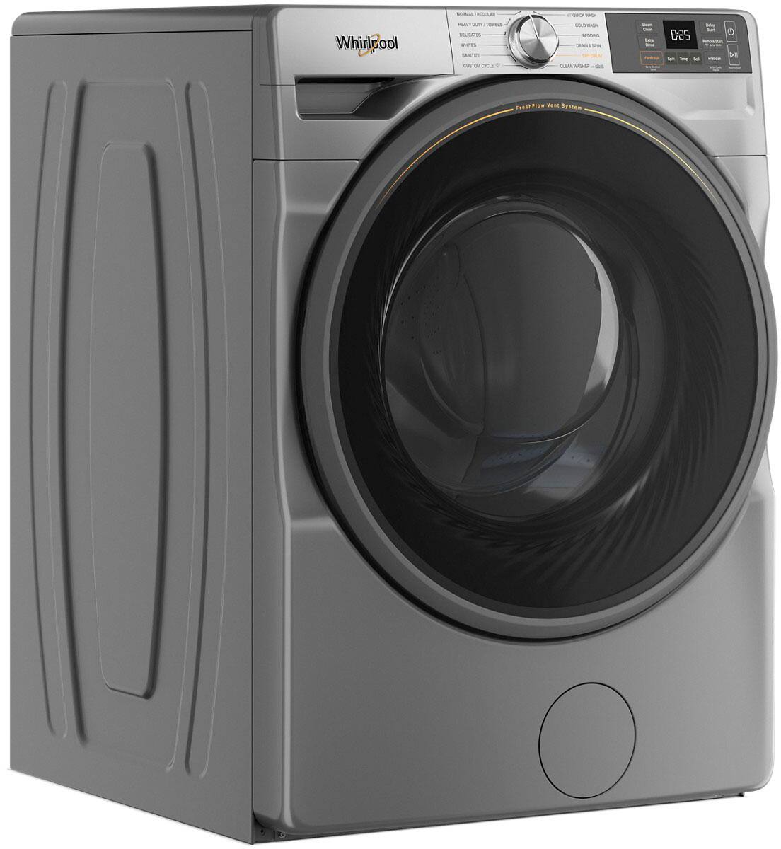 Whirlpool 4.5 Cu. Ft. High Efficiency Smart Front Load Washer with ...
