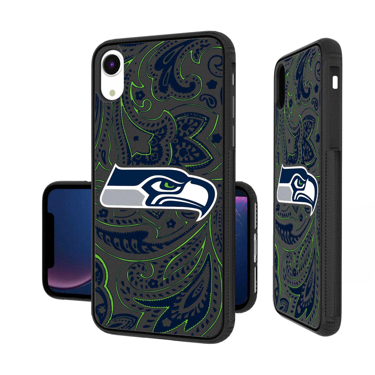 Keyscaper NFL Seattle Seahawks iPhone Paisley Design Bump Case 16 Pro ...