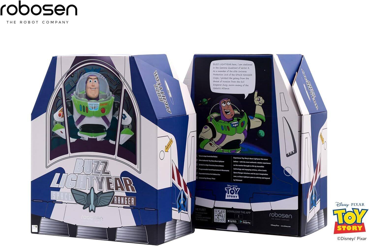 Robosen Toy Story Buzz Lightyear Robot Collectibles Multicolor ...