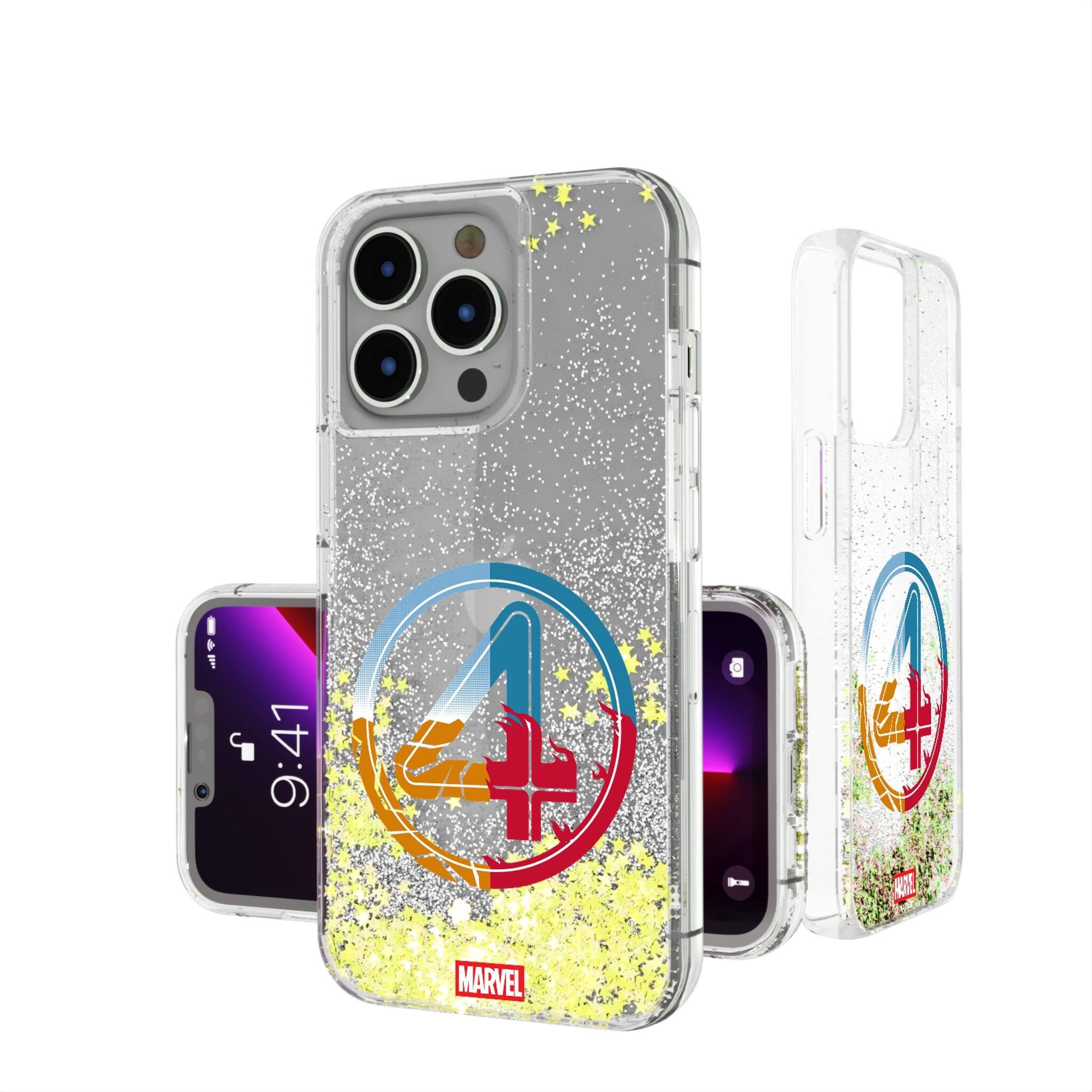 Keyscaper Marvel Badge Glitter Phone Case Apple iPhone 15 Pro Max ...