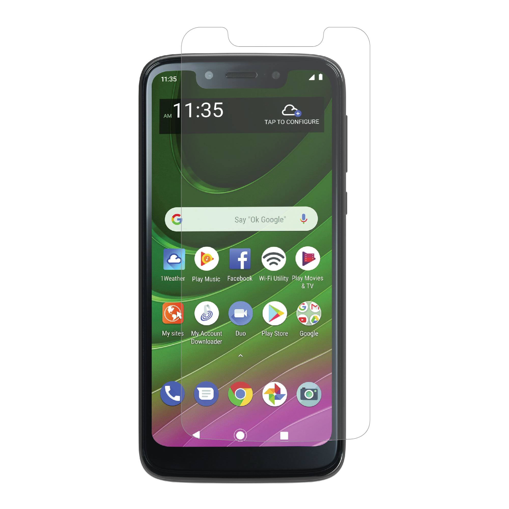 Best Buy: DuraGlass Screen Protector for Moto g7 Optimo and Moto g7 ...