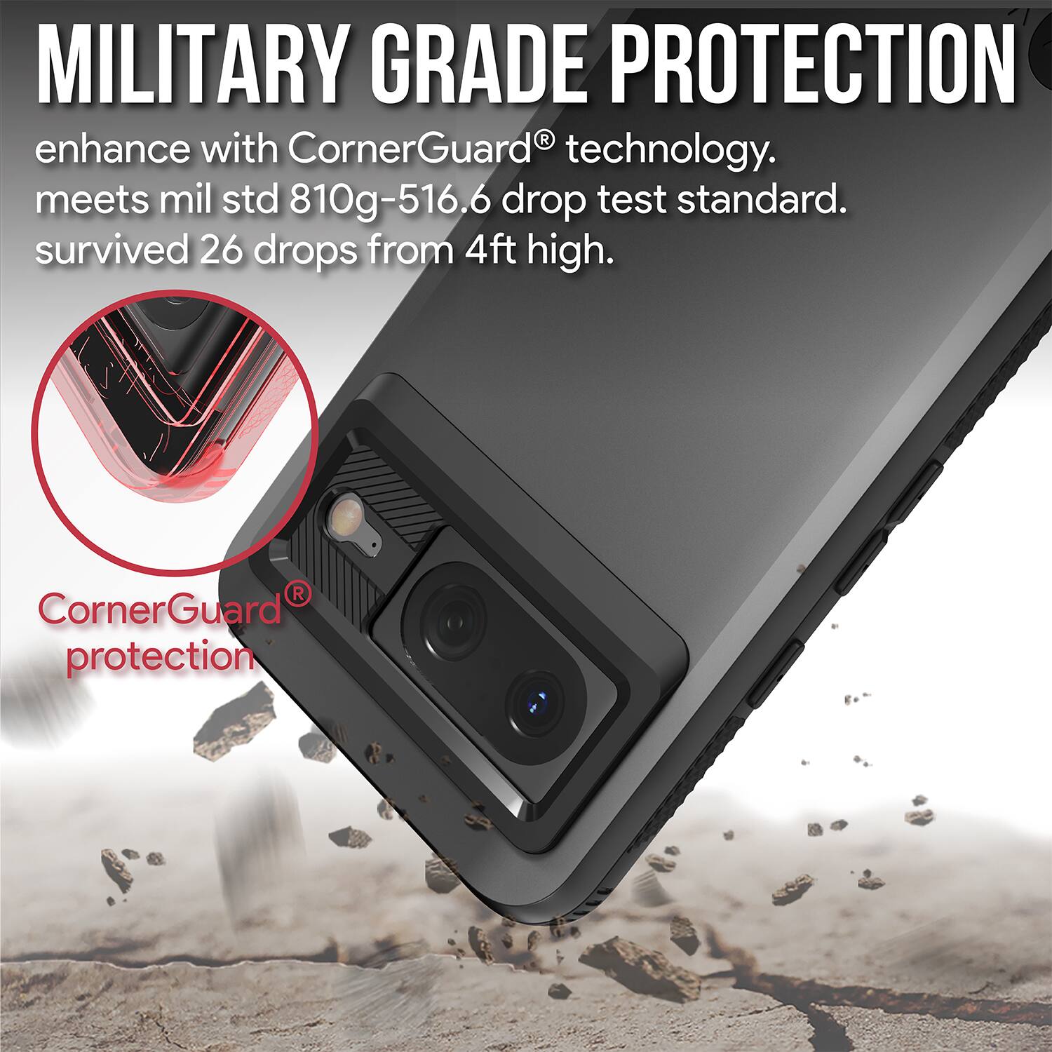 Vena Outcross for Google Pixel 8 Case (2023) with Military Grade Dual ...