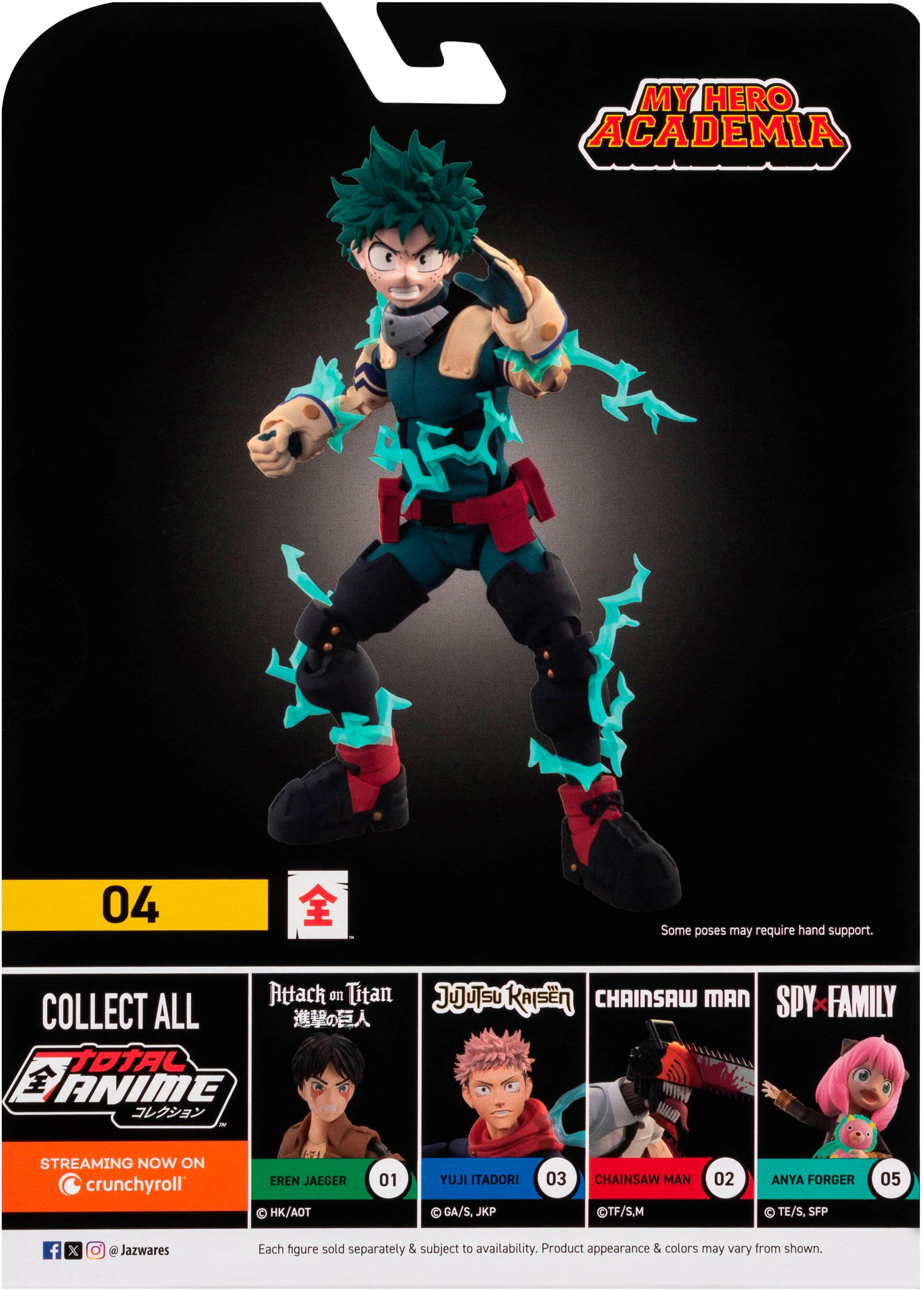 Jazwares Total Anime Izuku Midoriya 6.5" Figure KAZ0002 - Best Buy