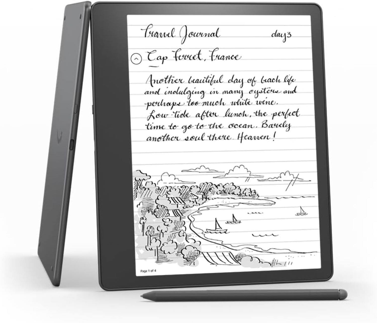 Amazon Kindle Scribe Digital Notebook 16 GB with Basic Pen 2022 Gray B09BS26B8B - Best Buy