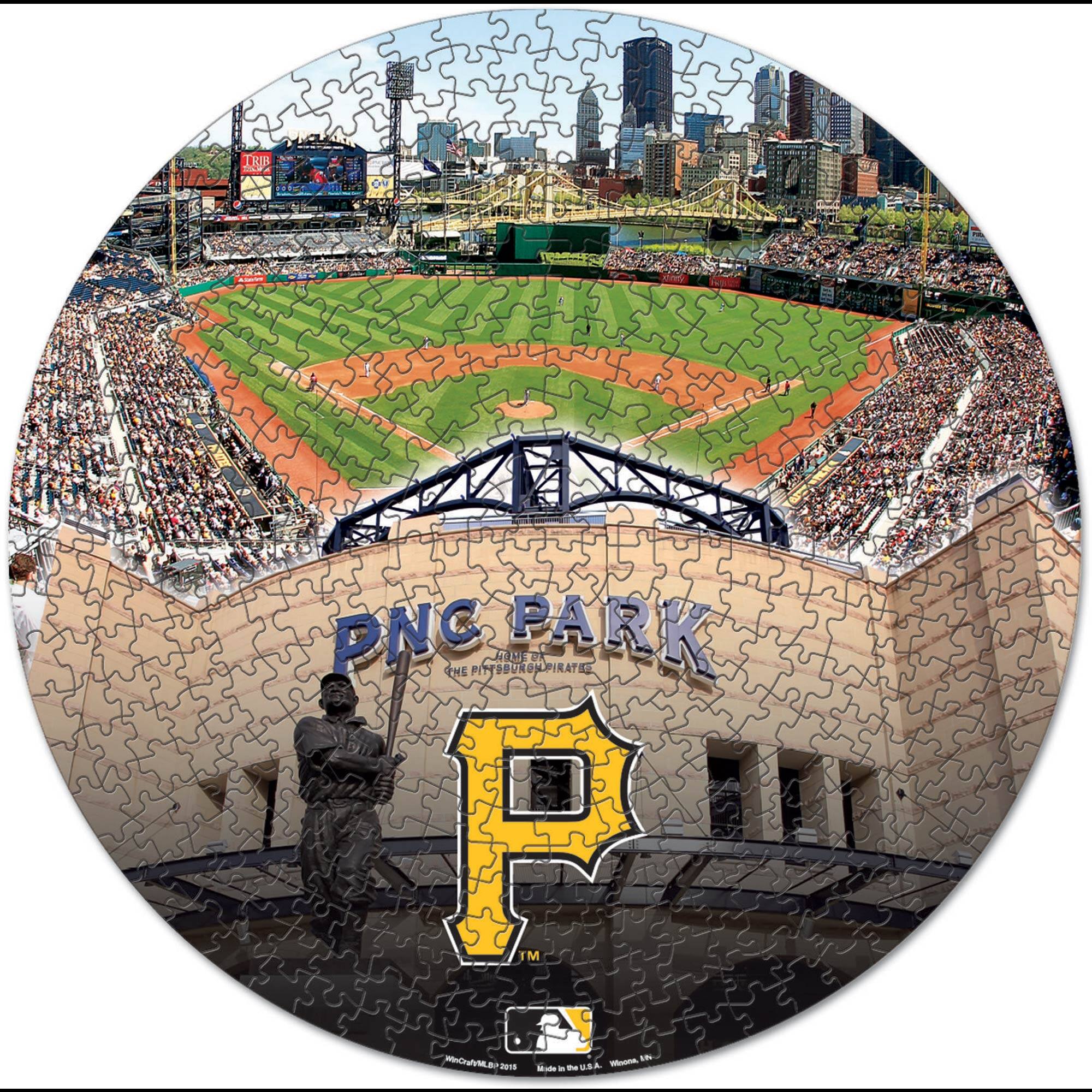 WinCraft Pittsburgh Pirates Round 500 Piece Puzzle Multicolor 3863657 ...