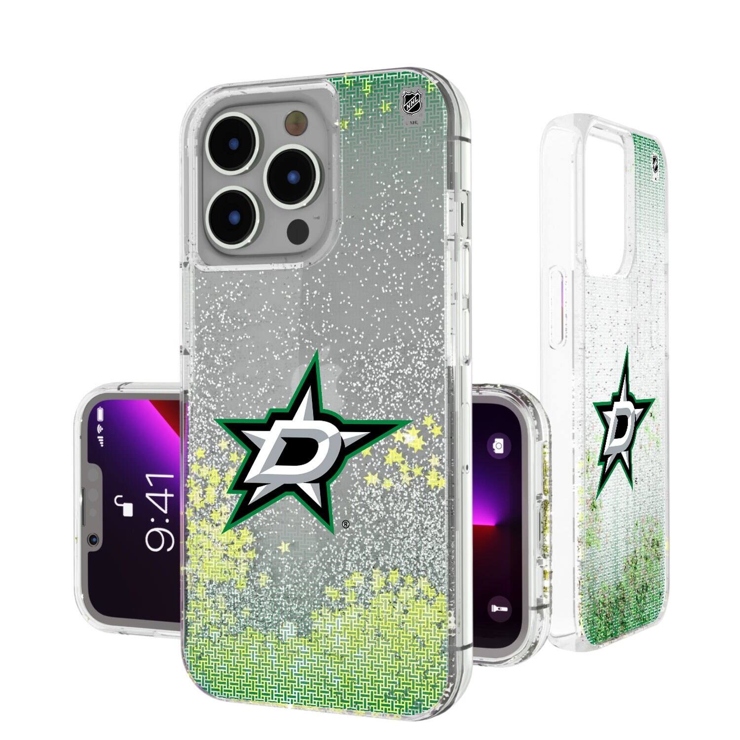 Keyscaper NHL Dallas Stars Linen Logo iPhone Glitter Case 14 Pro Max ...