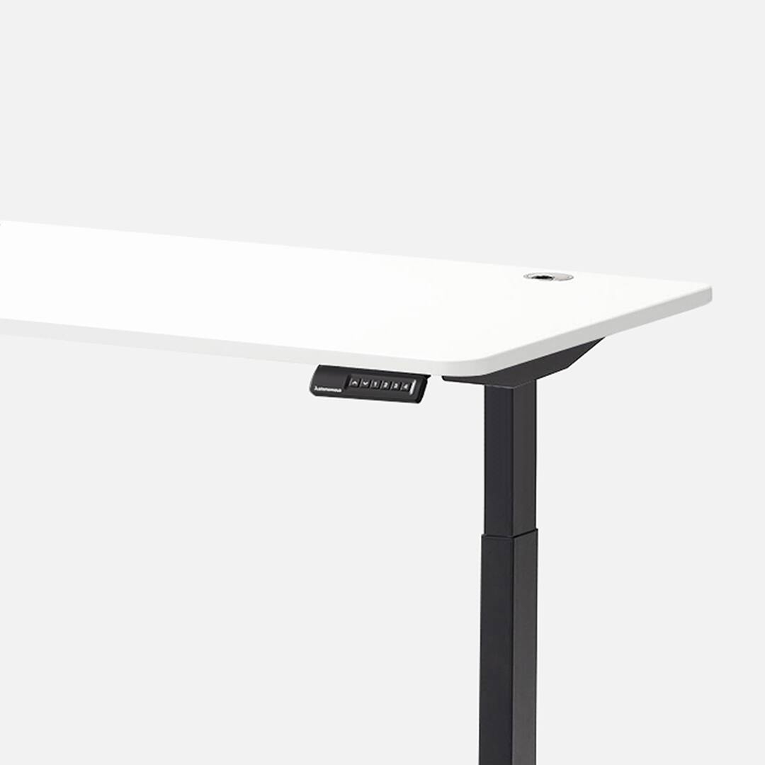 Autonomous Desk 2 Standing Desk 2 Stage Black White 7212_6 - Best Buy