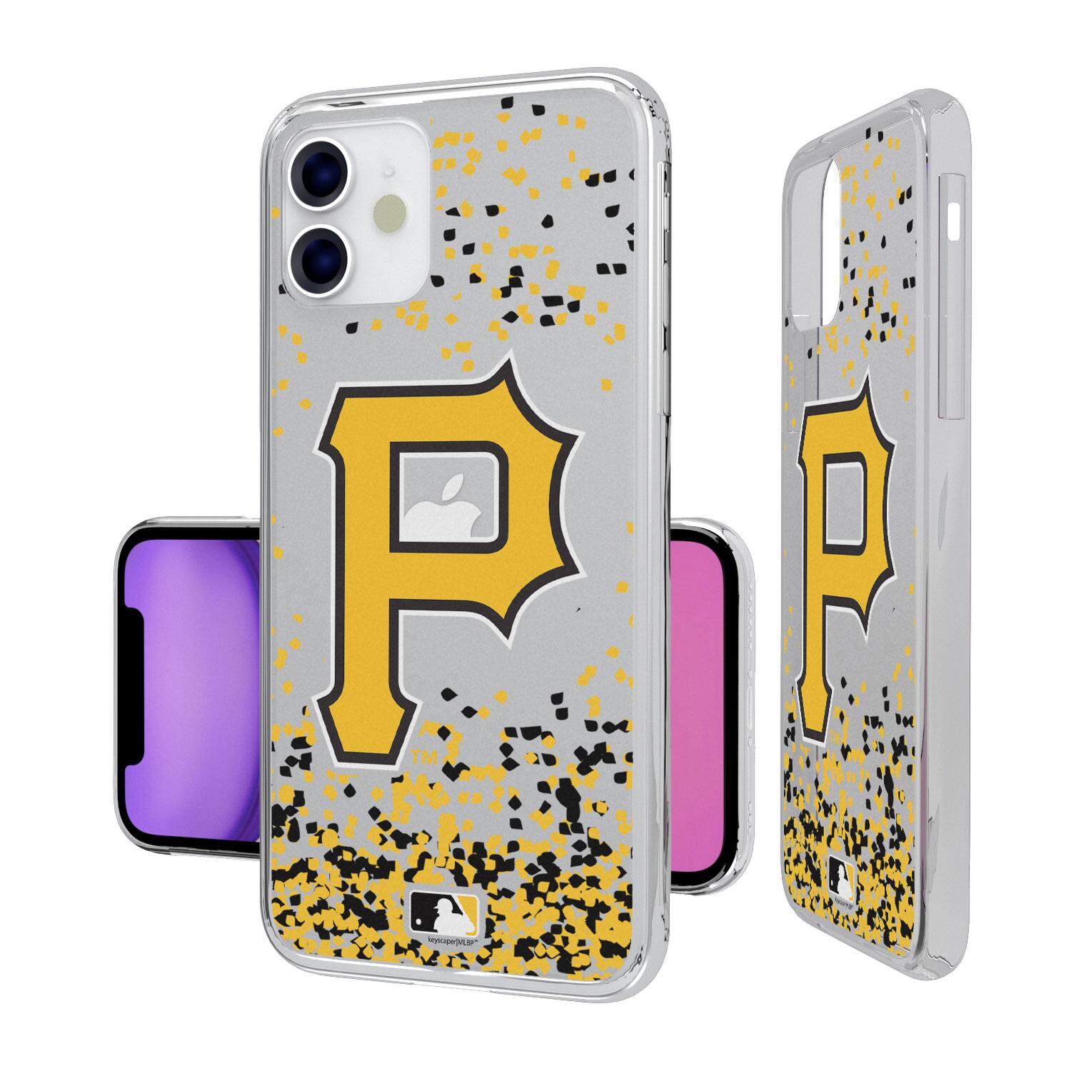 Keyscaper MLB Pittsburgh Pirates iPhone Confetti Design Clear Case 14 ...
