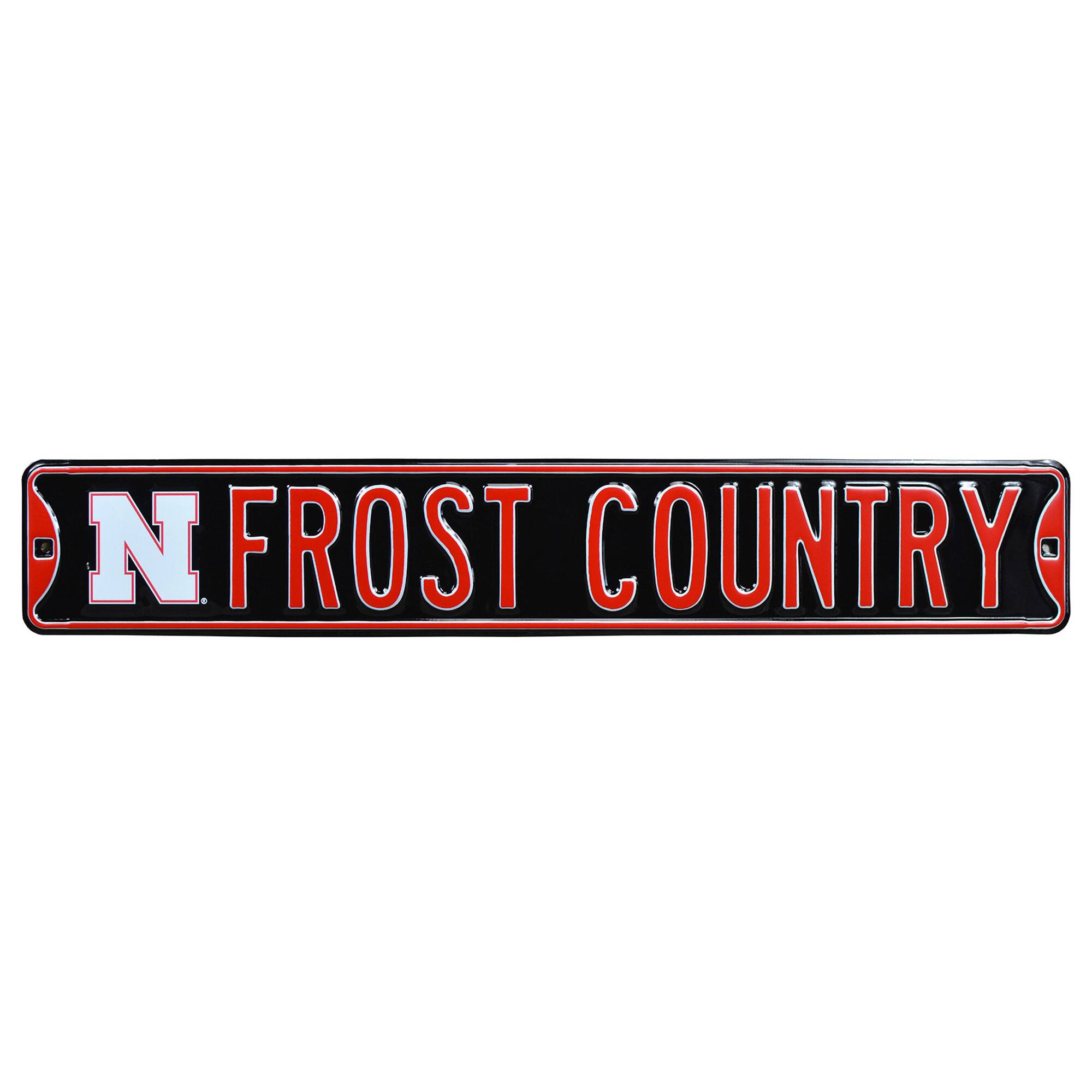 Authentic Street Signs Nebraska Huskers 6'' x 36'' Steel Street Sign ...